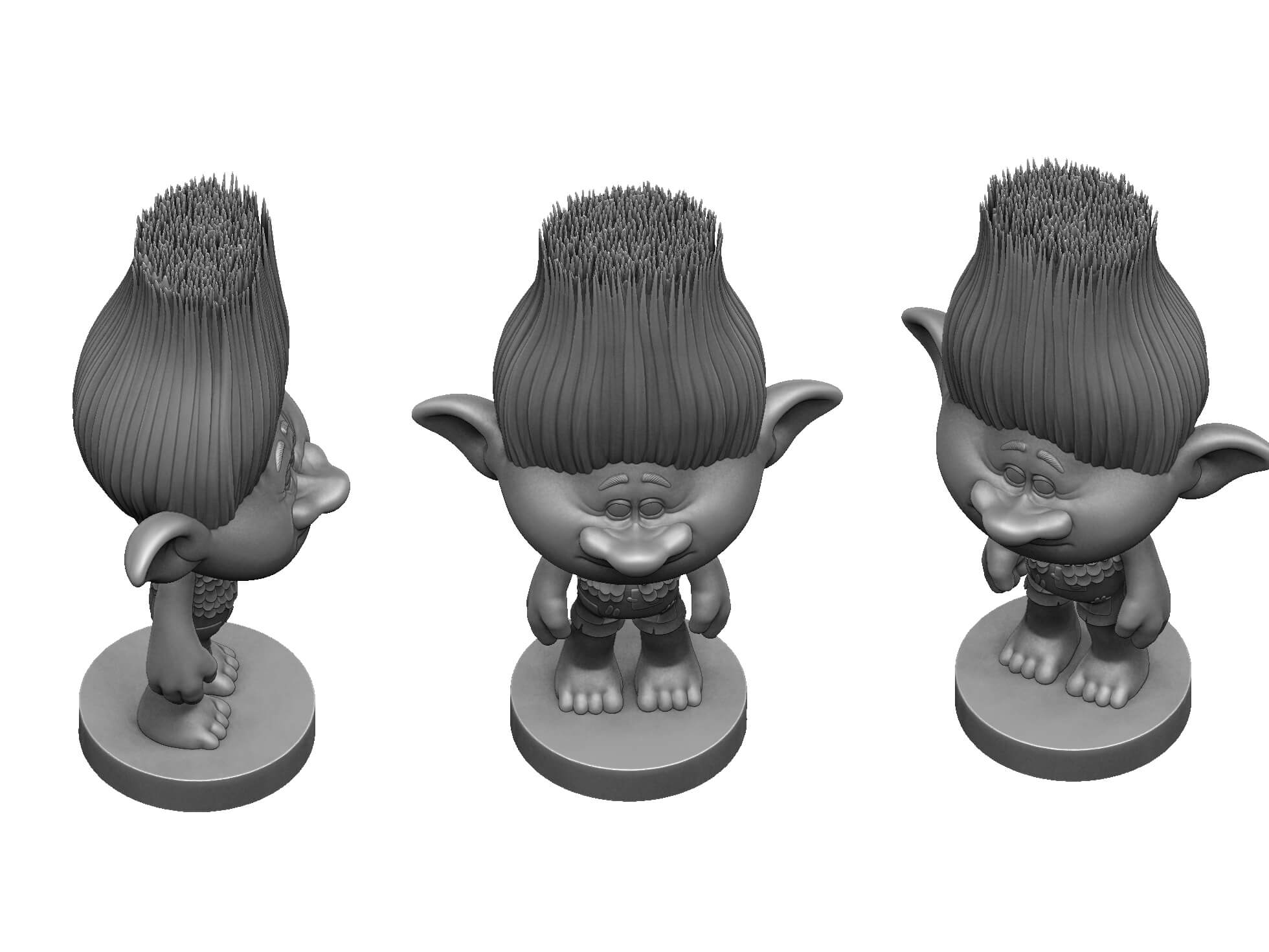 Branch Troll - 3D Model by naeem32