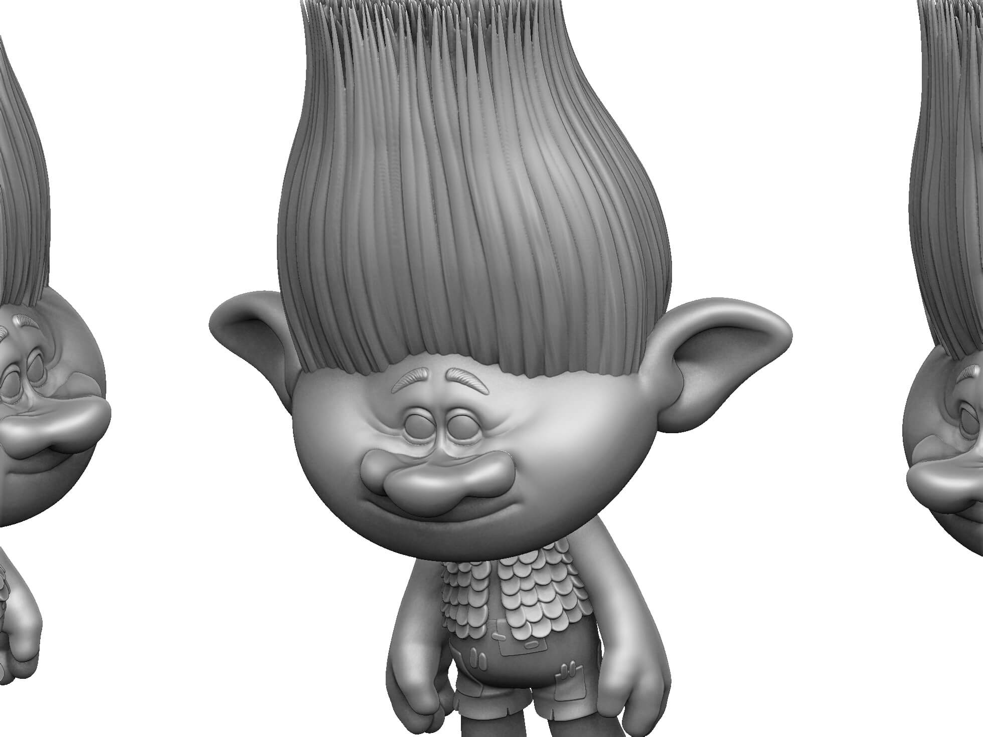 Branch Troll - 3D Model by naeem32