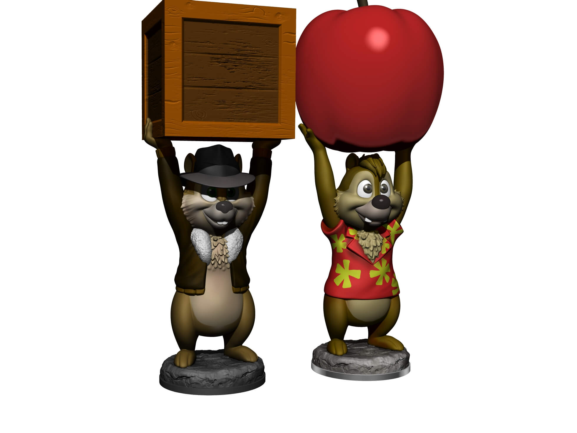 Chip 'N Dale Rescue Rangers (Video Game Dandy) - 3D Model by naeem32