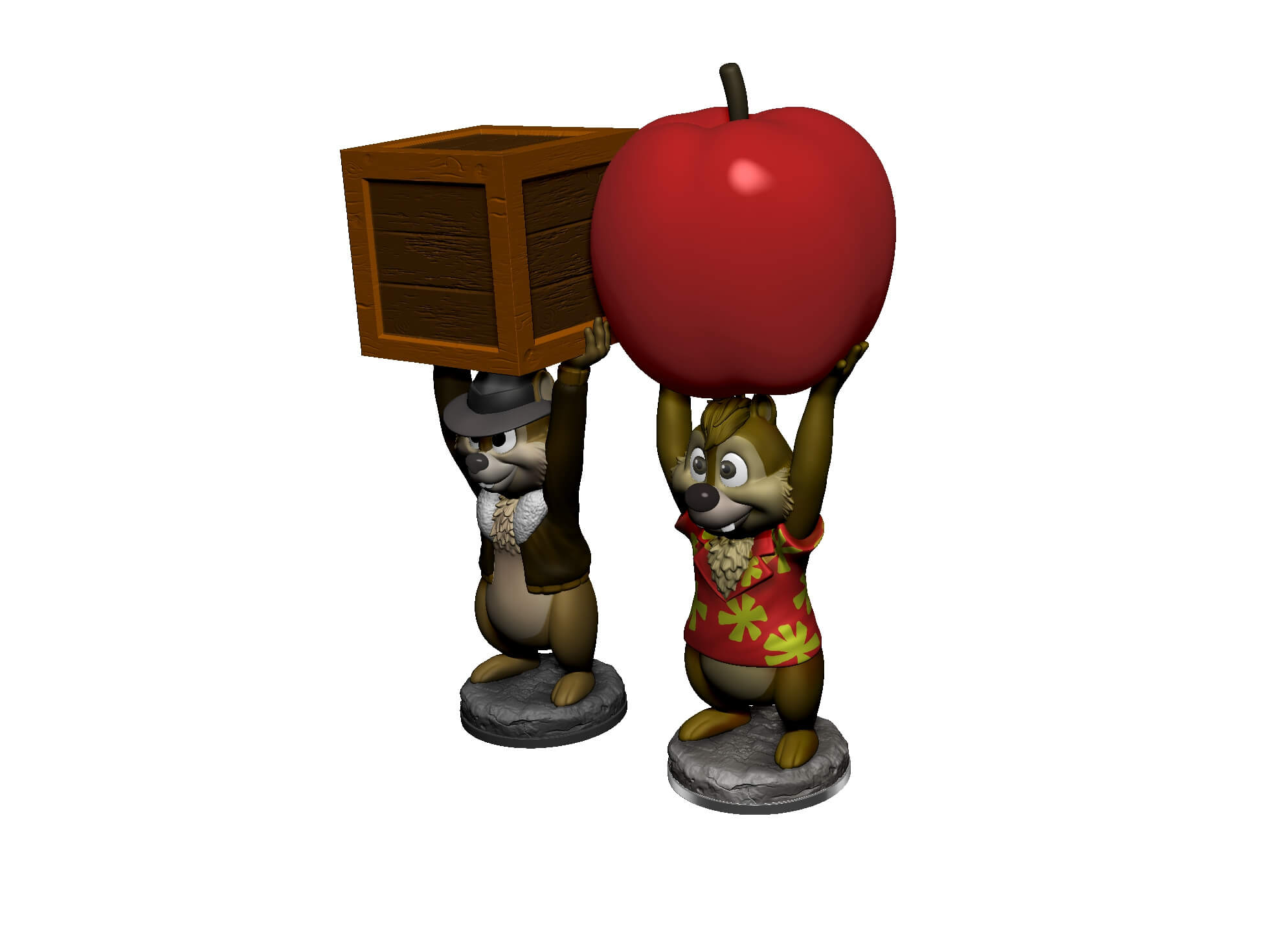 Chip 'N Dale Rescue Rangers (Video Game Dandy) - 3D Model by naeem32