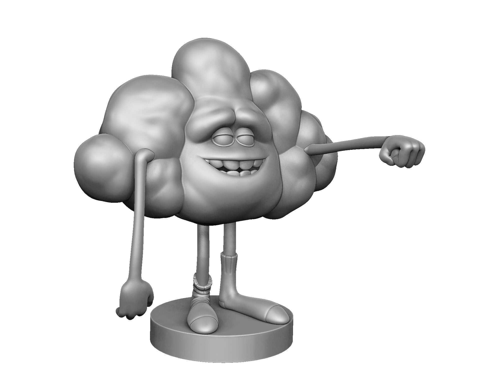 Cloud From The Cartoon "Trolls" - 3D Model by naeem32