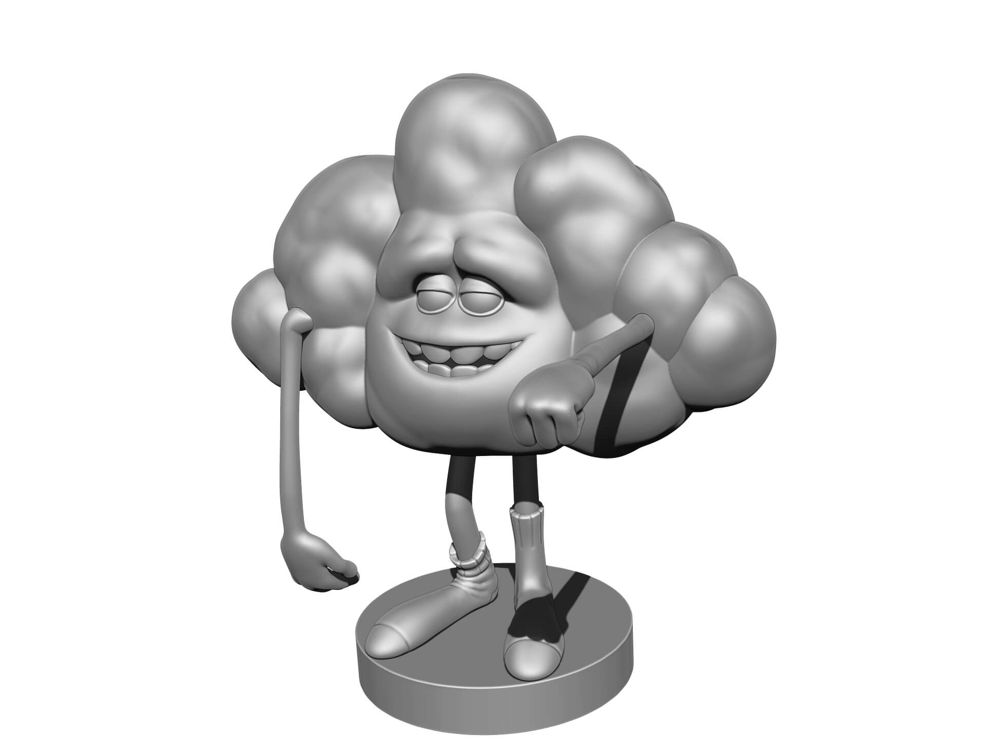 Cloud From The Cartoon "Trolls" - 3D Model by naeem32