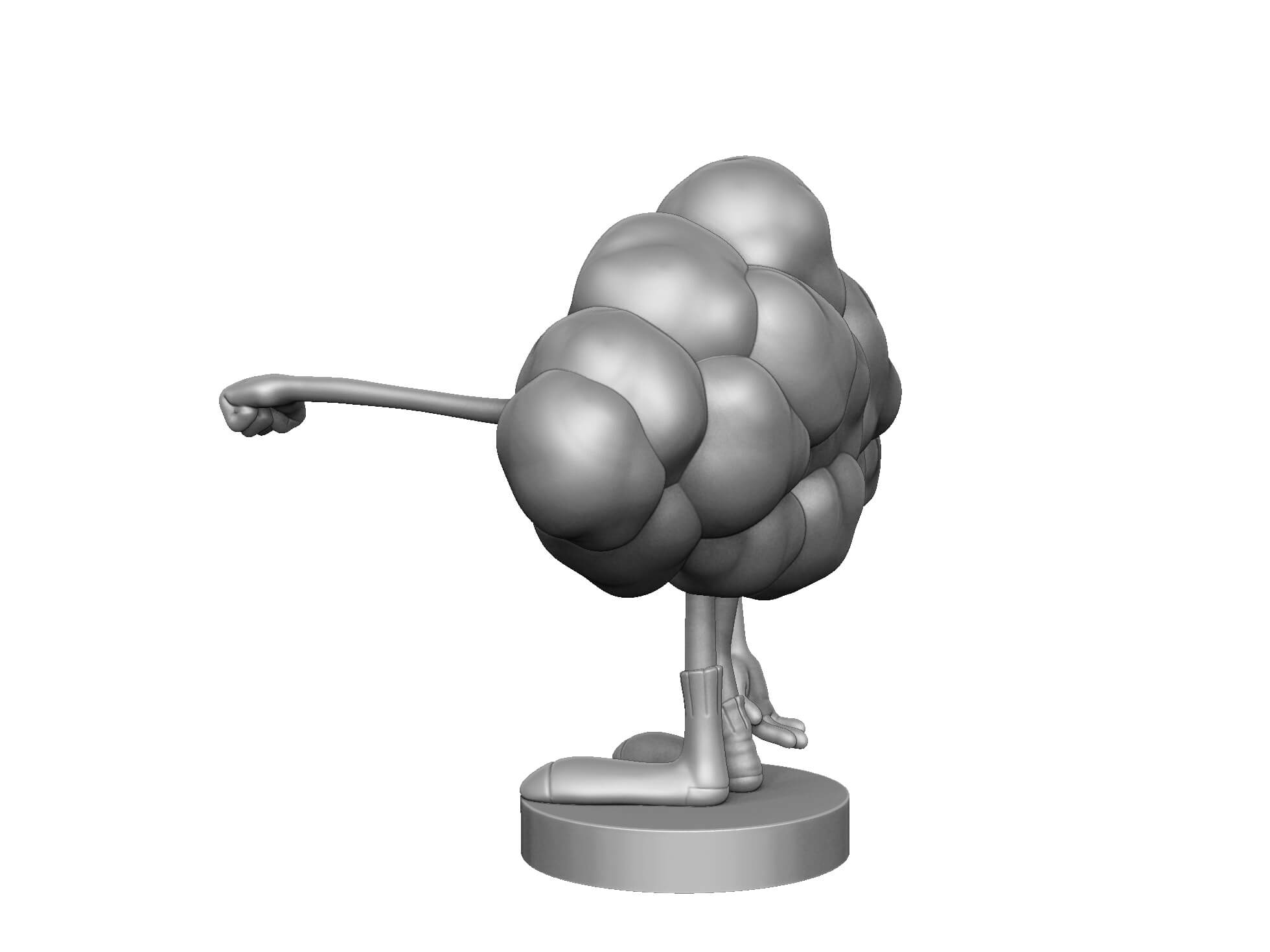 Cloud From The Cartoon "Trolls" - 3D Model by naeem32