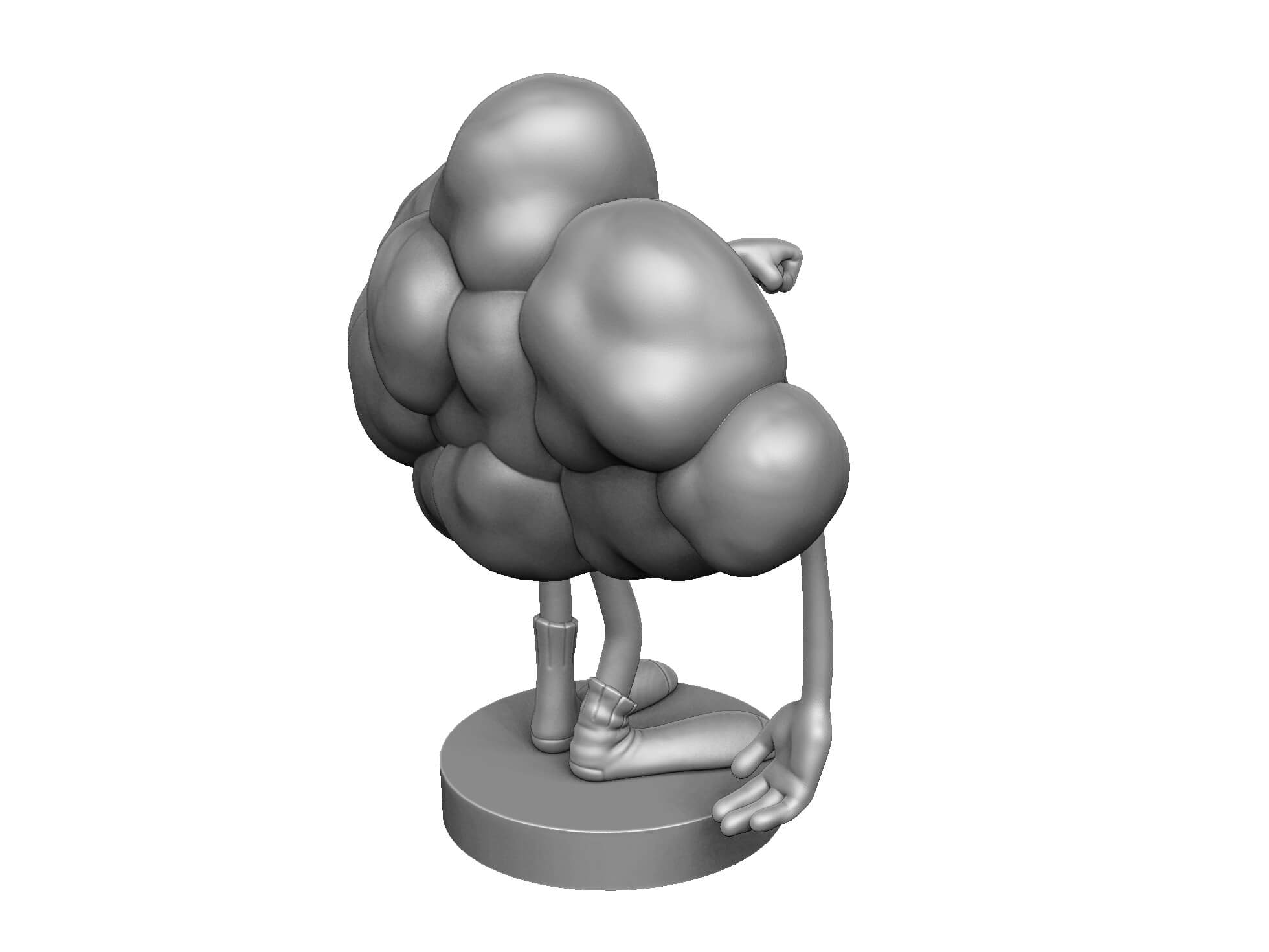 Cloud From The Cartoon "Trolls" - 3D Model by naeem32