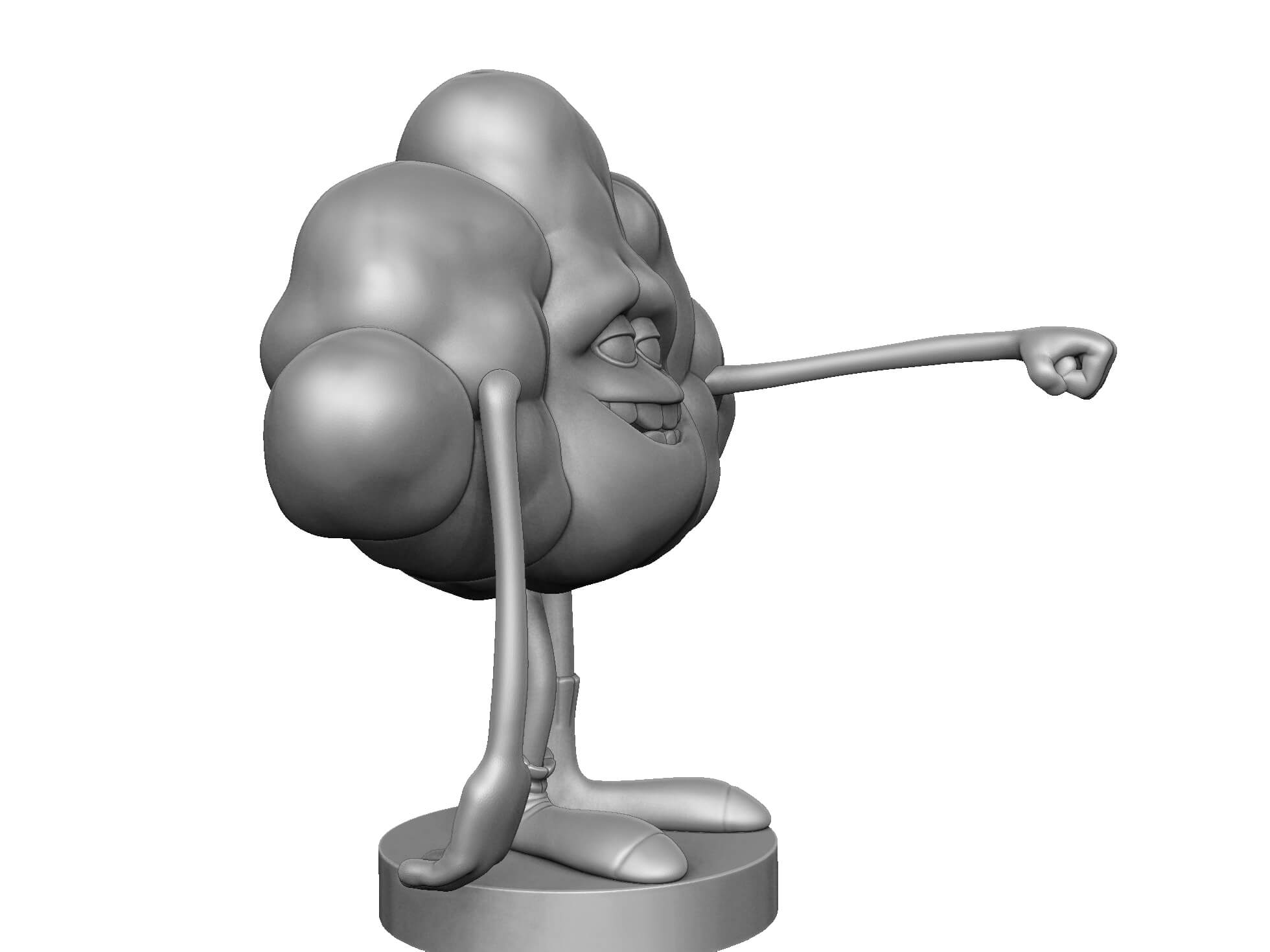 Cloud From The Cartoon "Trolls" - 3D Model by naeem32