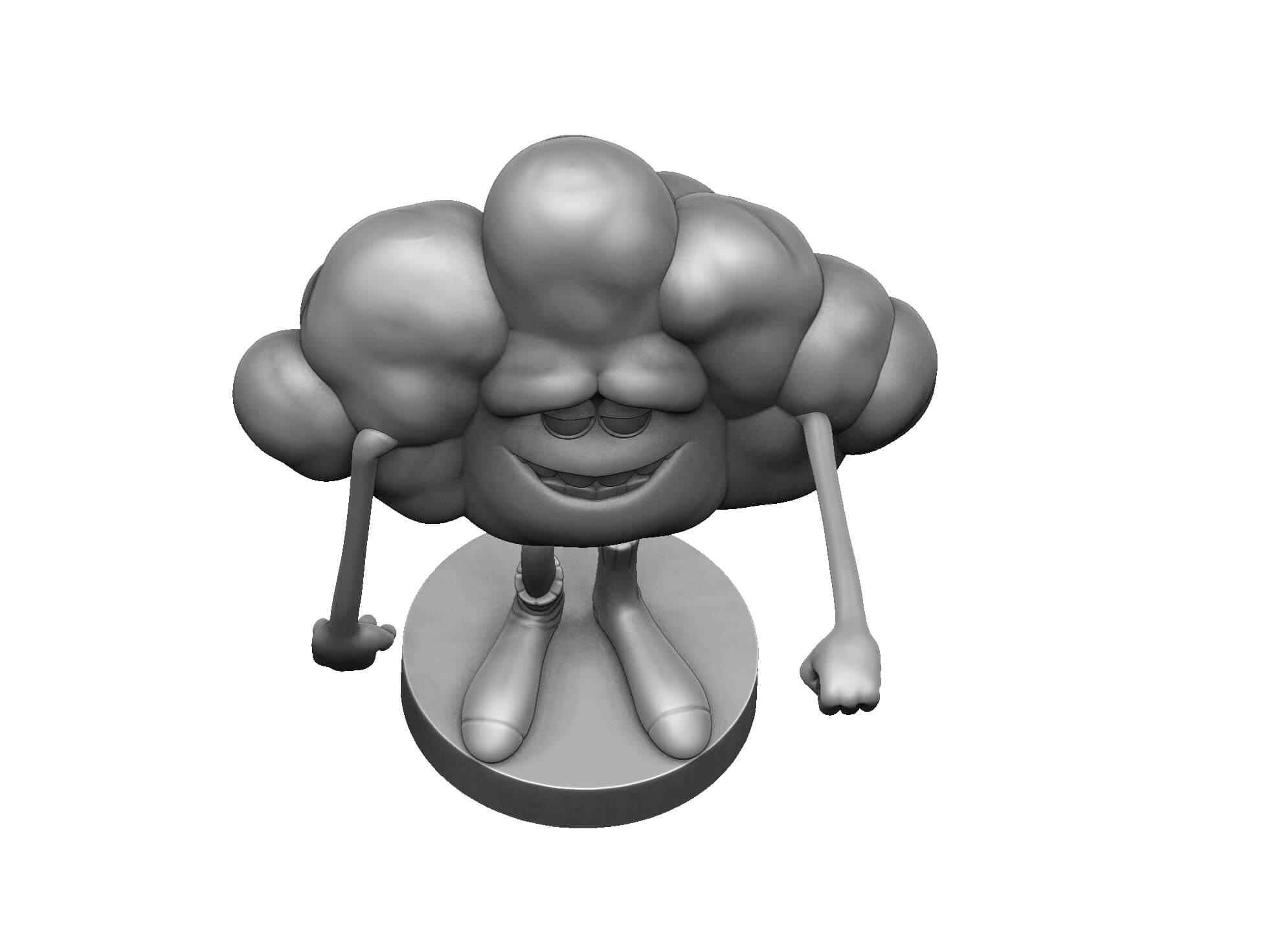 Cloud From The Cartoon "Trolls" - 3D Model by naeem32