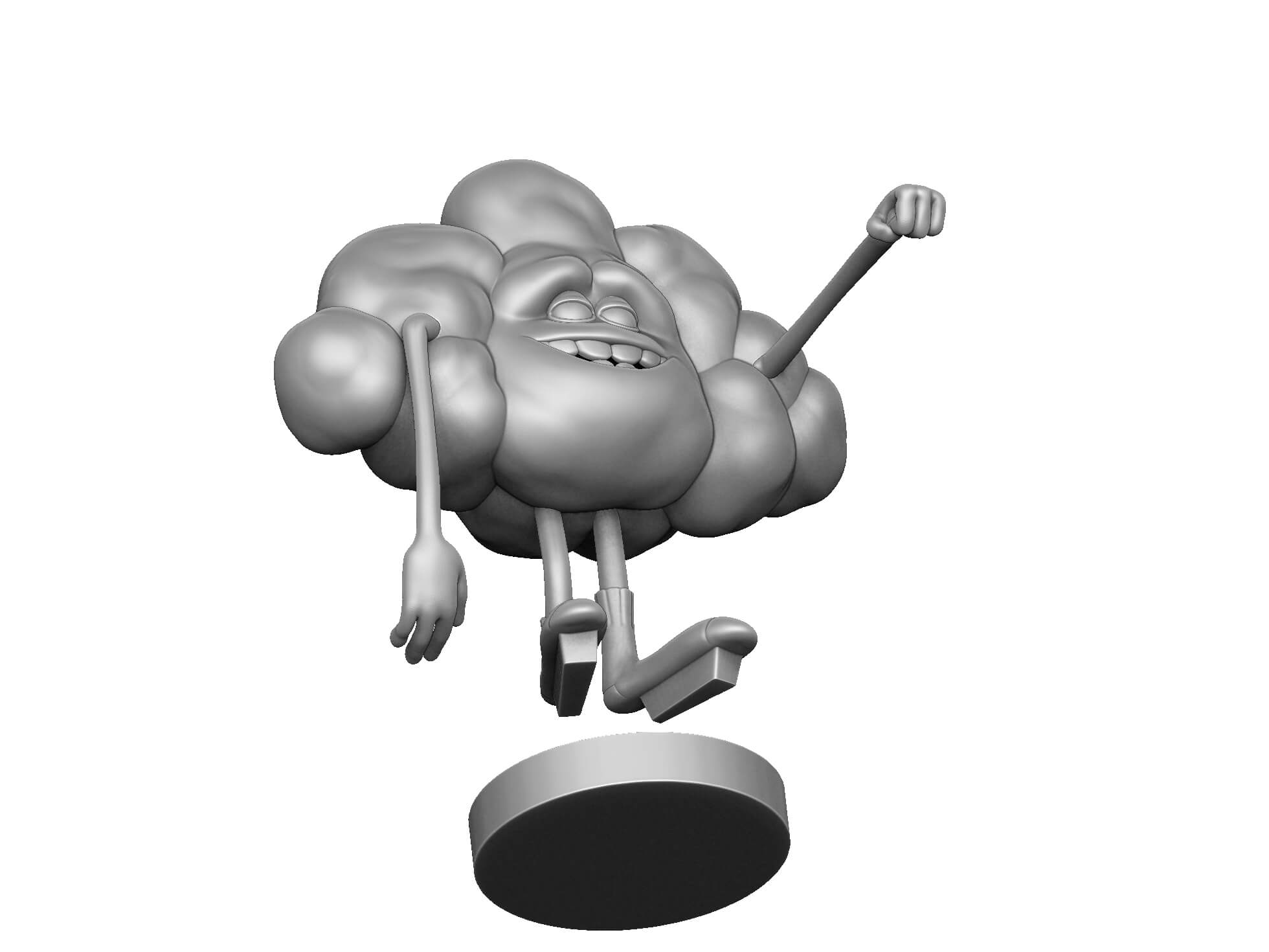 Cloud From The Cartoon "Trolls" - 3D Model by naeem32