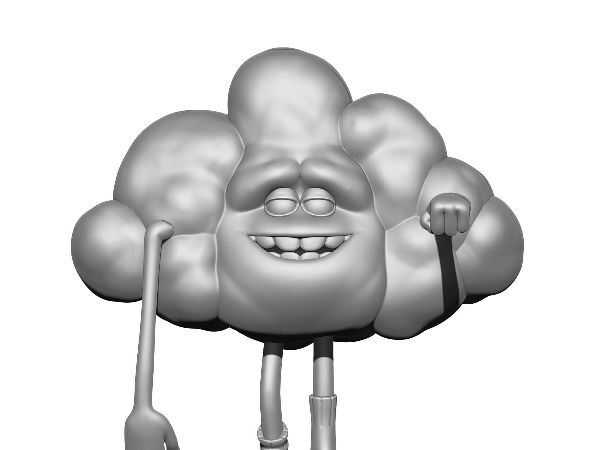 Cloud From The Cartoon "Trolls" - 3D Model by naeem32