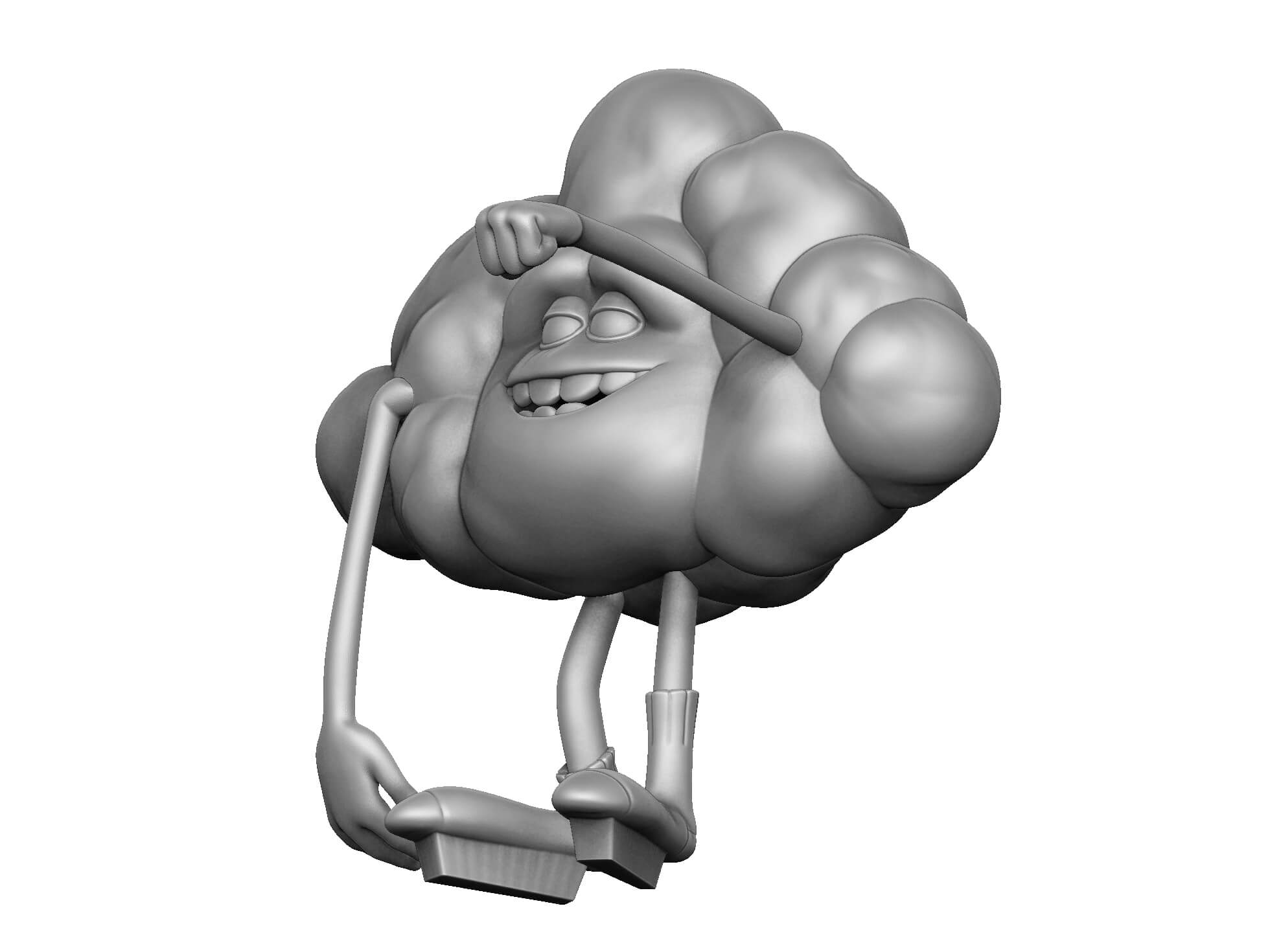 Cloud From The Cartoon "Trolls" - 3D Model by naeem32