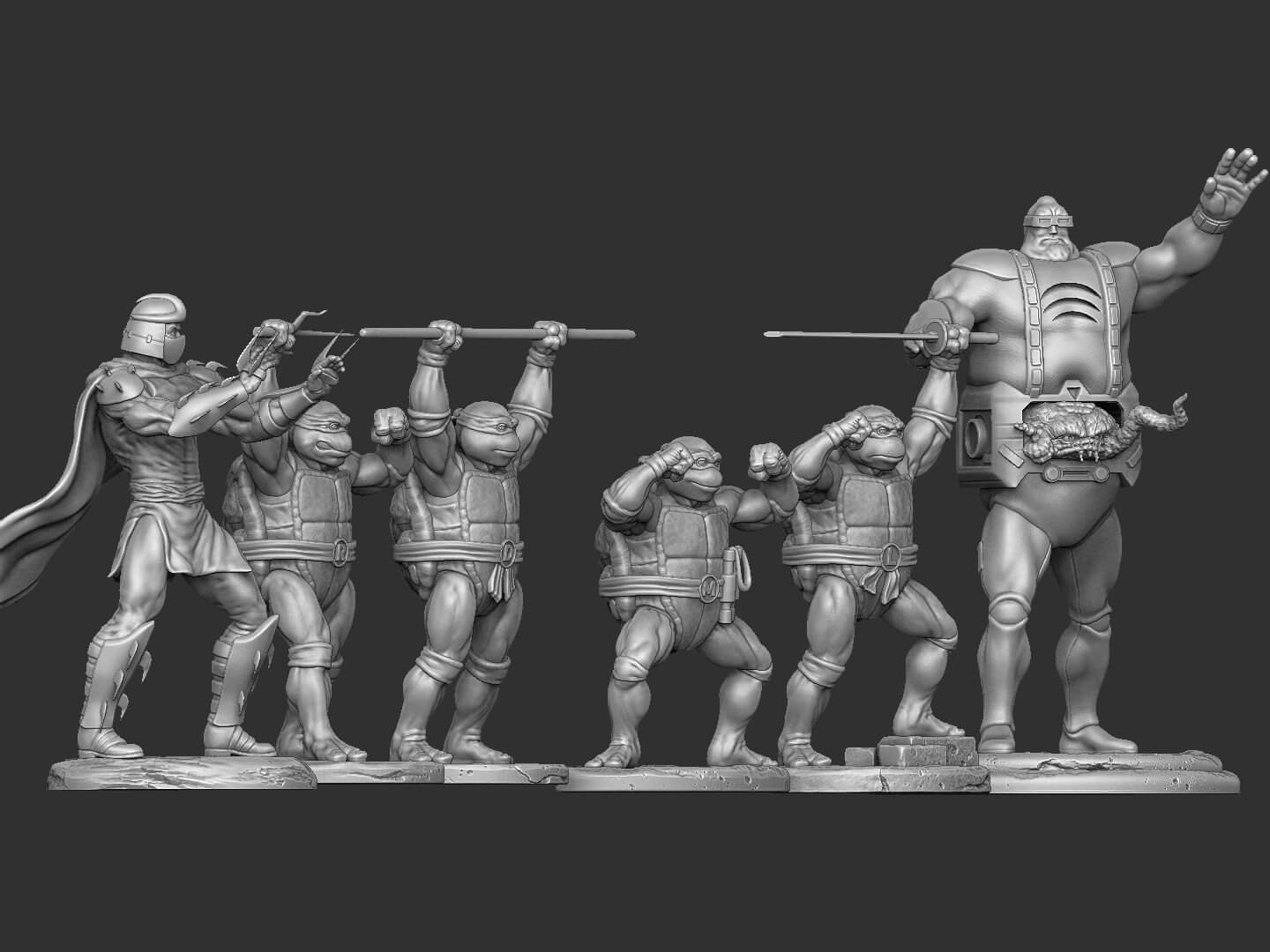 Collection From "Teenage Mutant Ninja Turtles", 6 - 3D Model by naeem32