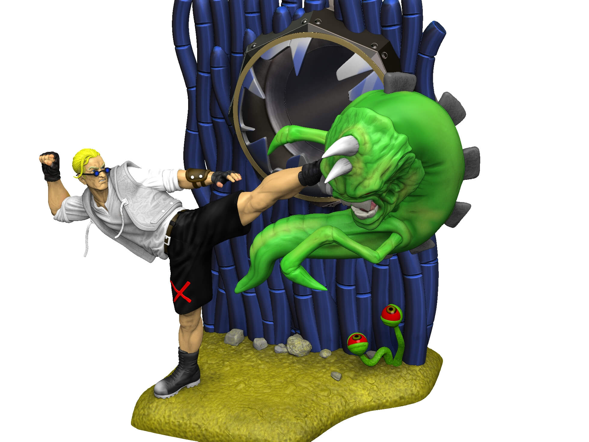 Comix Zone 1995 - 3D Model by naeem32
