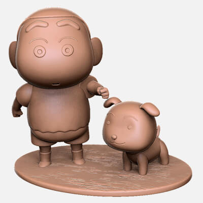 Crayon Shin-Chan 3D Model by naeem32