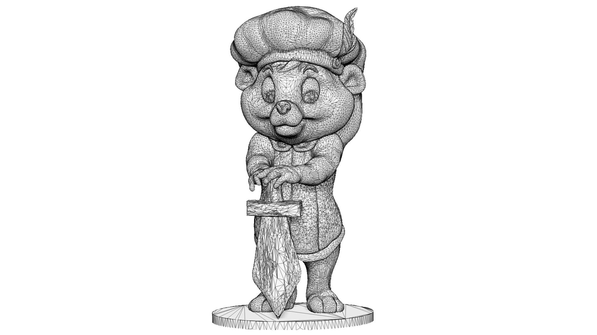 Cubbi Gummi Bear - 3D Model by naeem32