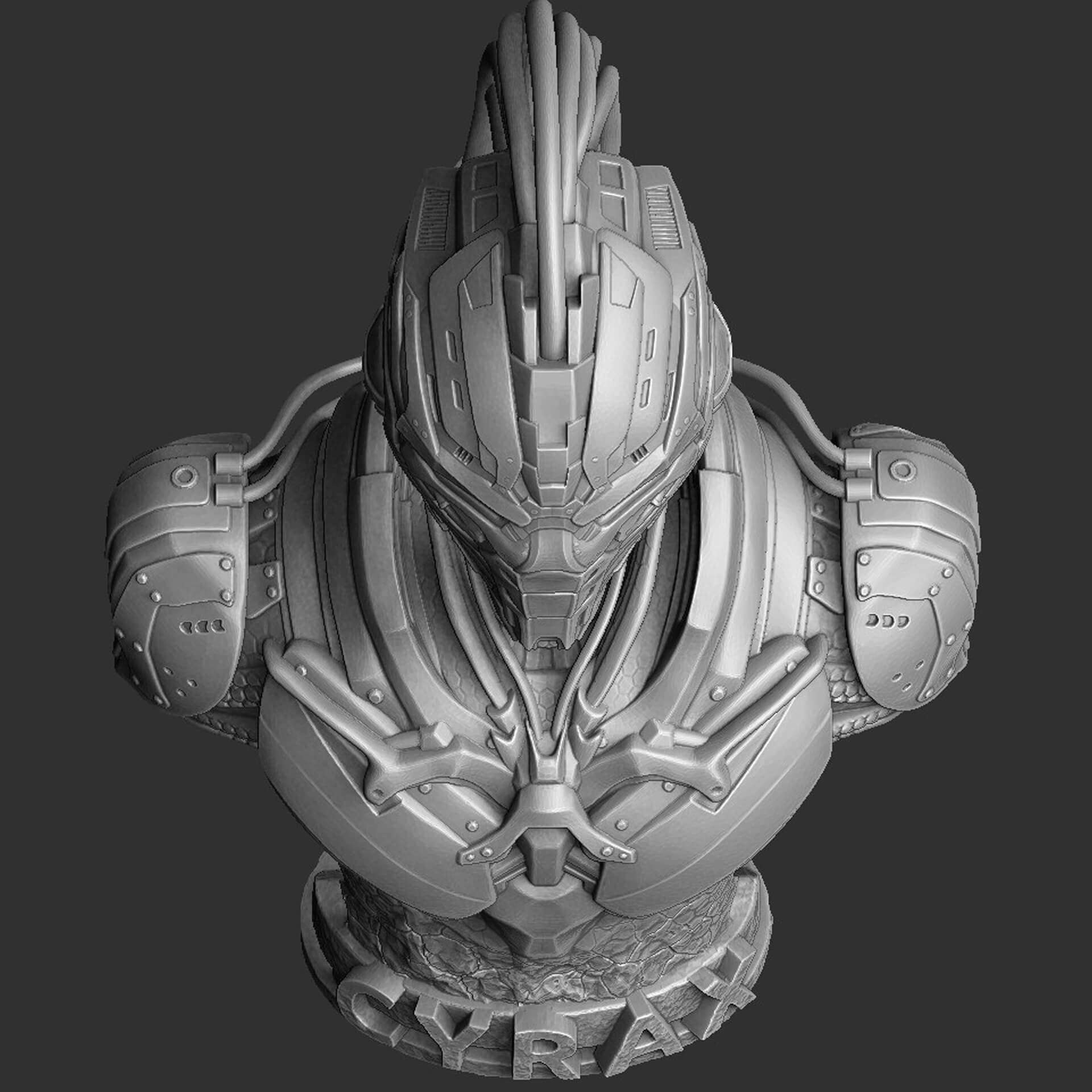 Cyrax From Mortal Kombat (Bust) - 3D Print Model by naeem32