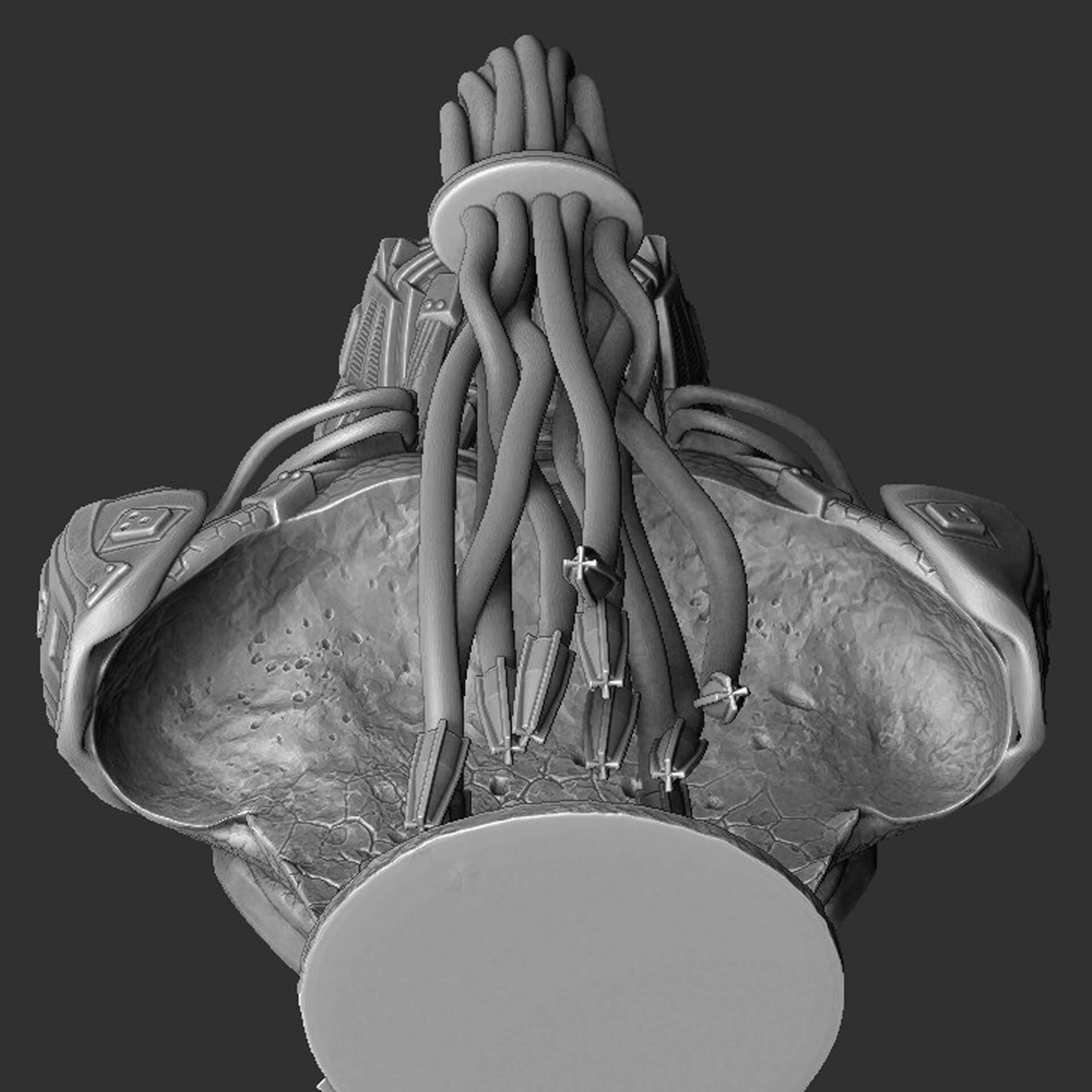 Cyrax From Mortal Kombat (Bust) - 3D Model by naeem32