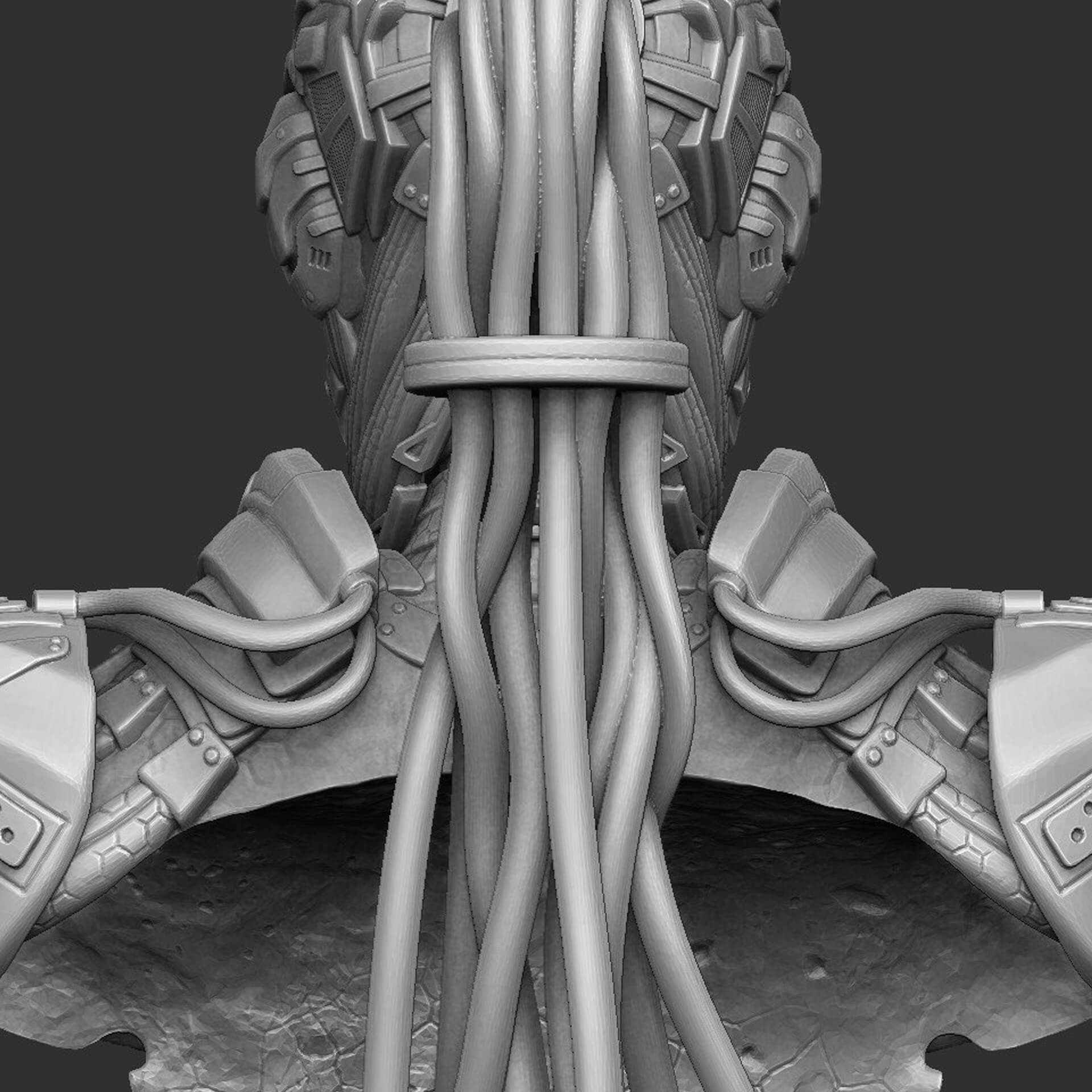 Cyrax From Mortal Kombat (Bust) - 3D Model by naeem32