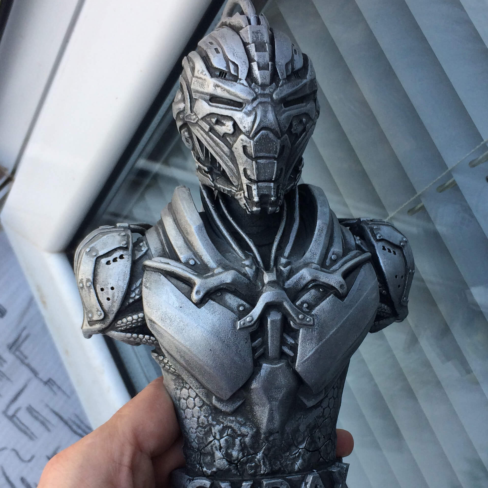 Cyrax From Mortal Kombat (Bust) - 3D Model by naeem32