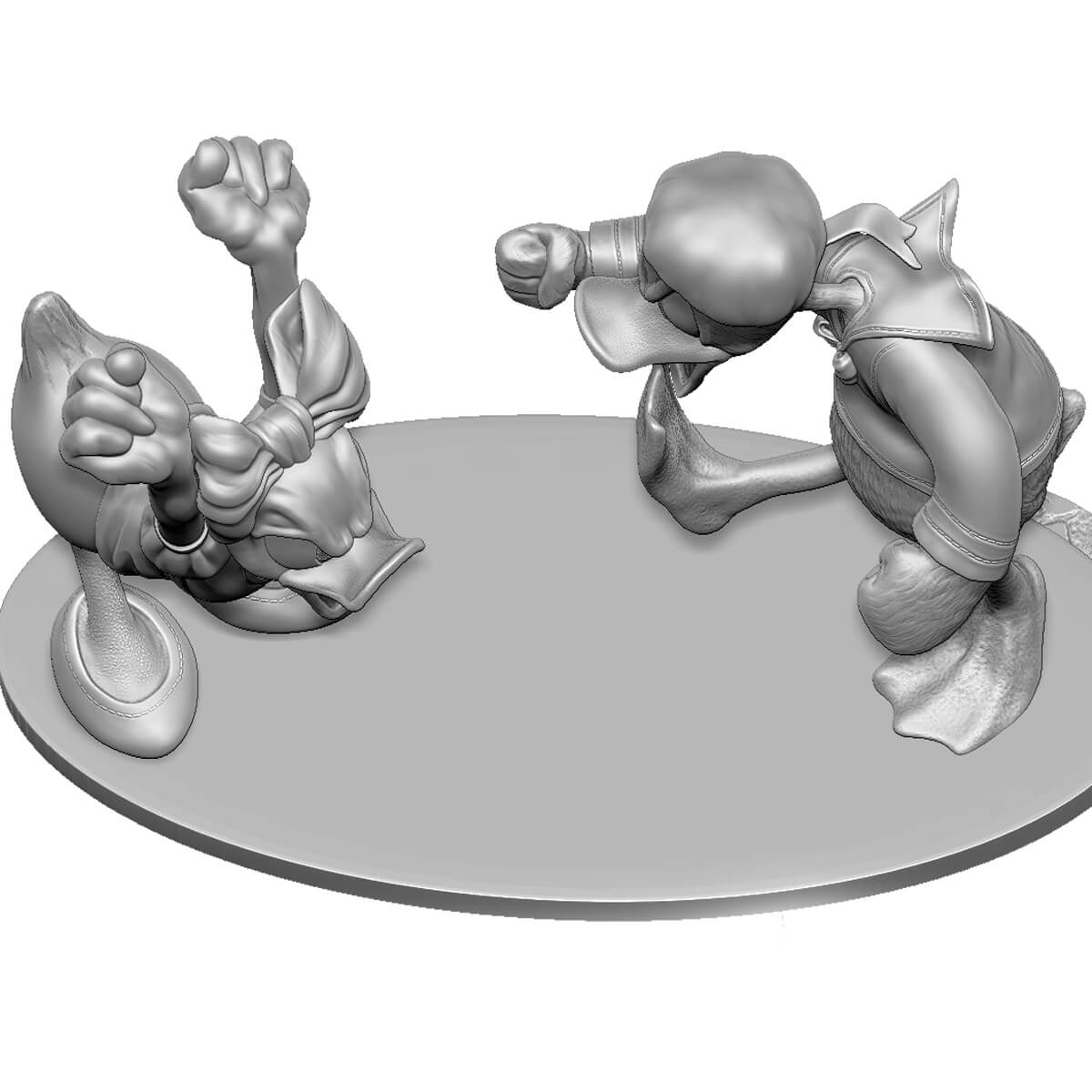 Daisy and Donald for 3D Printing Stl by naeem32