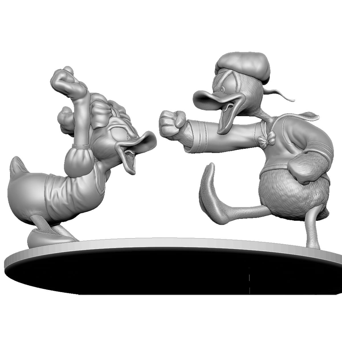 Donald and Daisy Ducks - 3D Model by naeem32