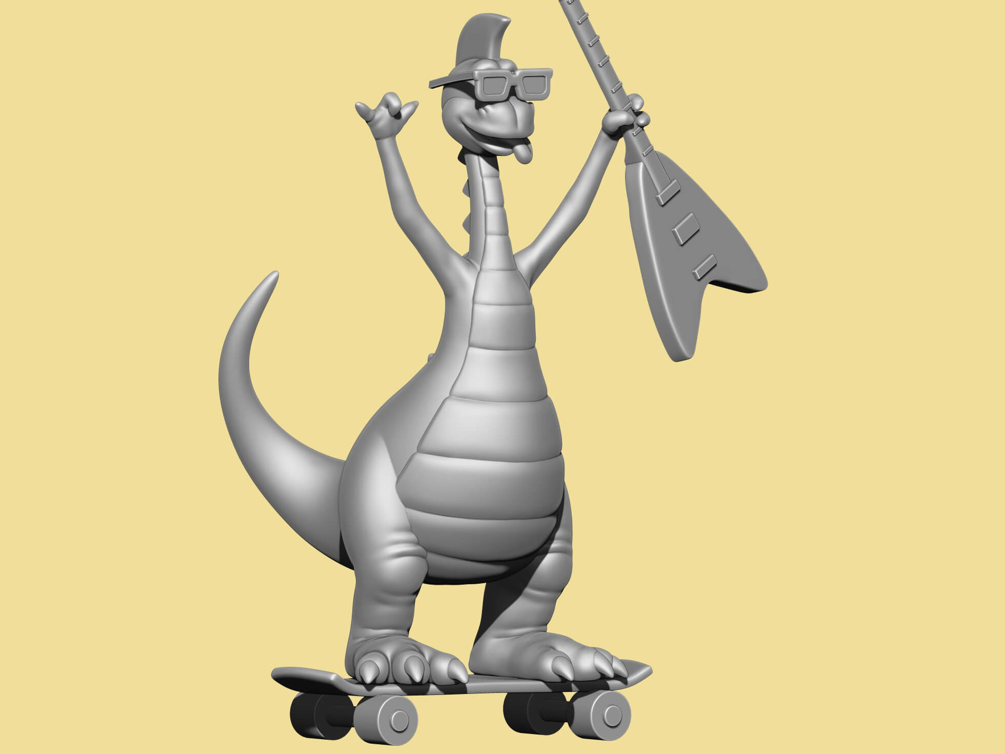 Denver, The Last Dinosaur - 3D Model by naeem32