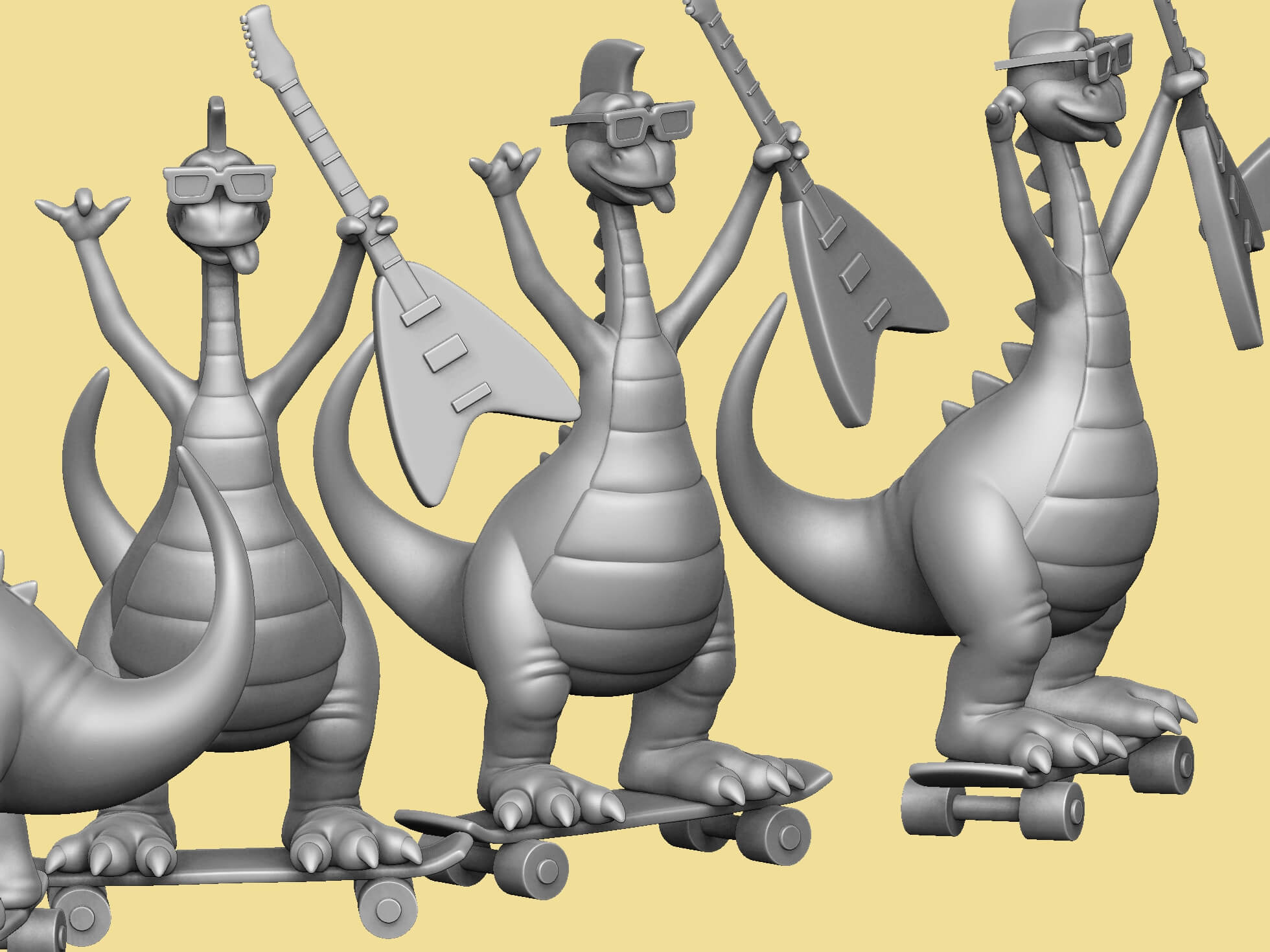 Denver, The Last Dinosaur - 3D Model by naeem32