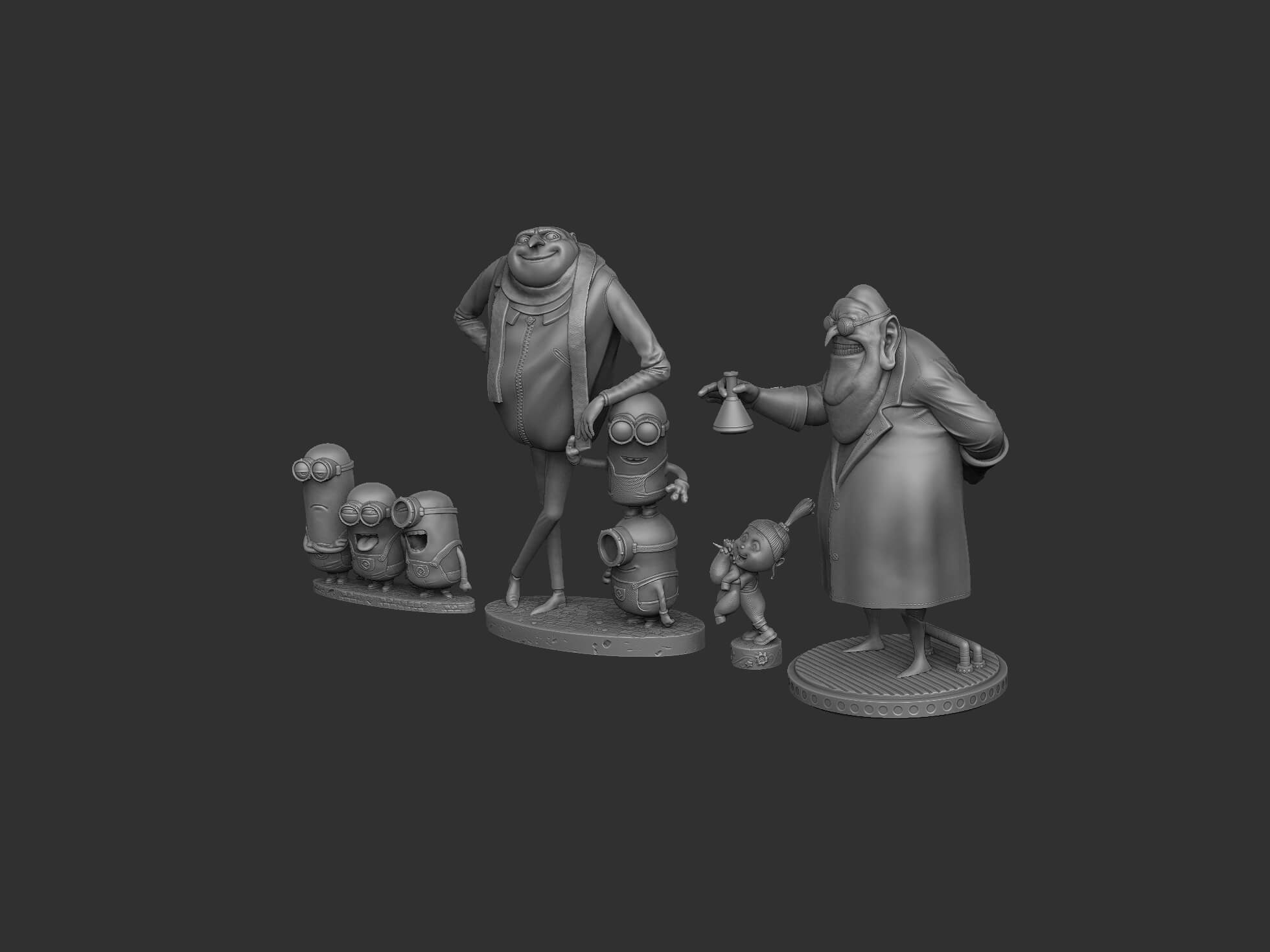 "Despicable Me" Set for 3D Printing by naeem32