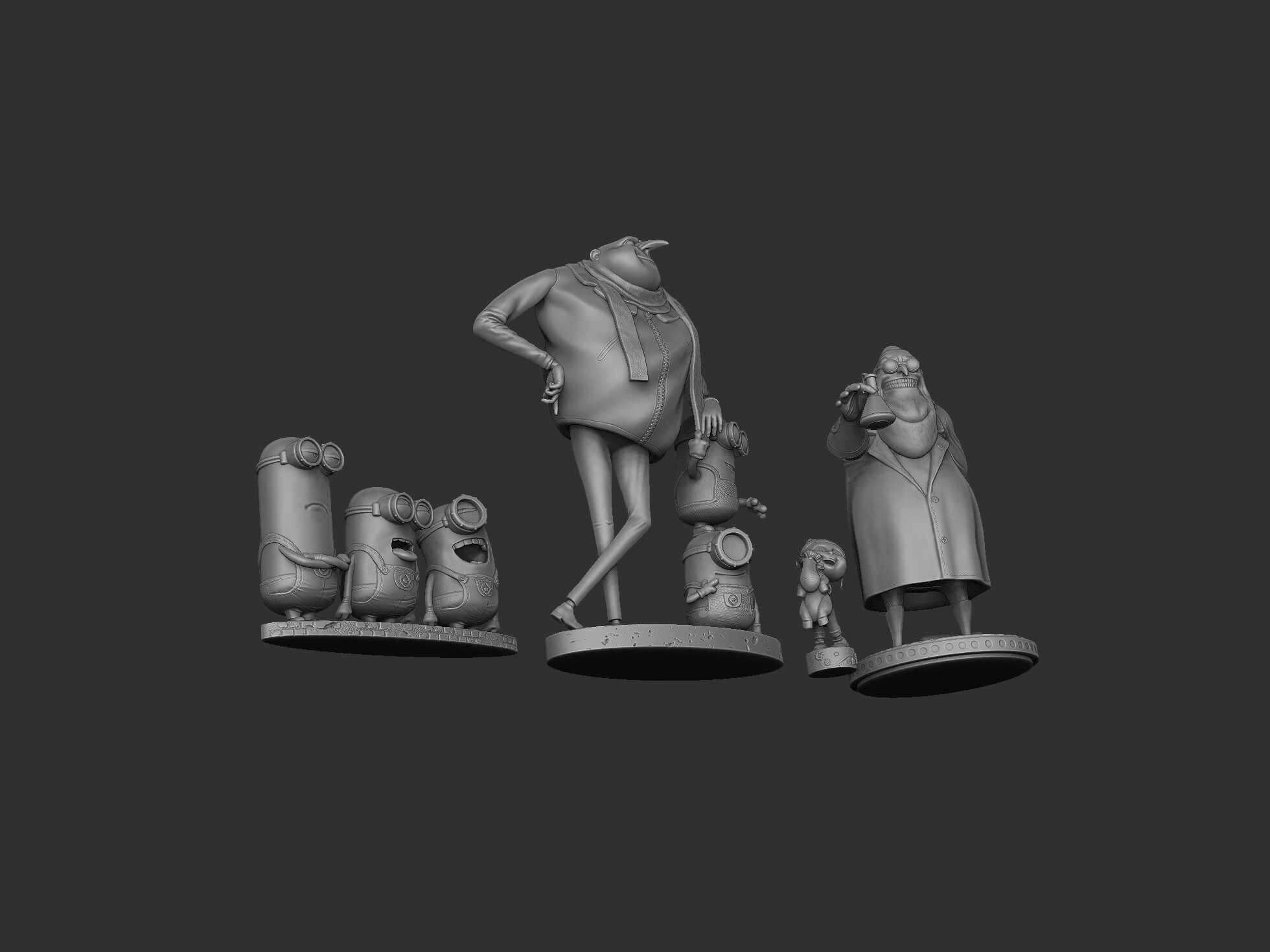 "Despicable Me" Set for 3D Printing by naeem32