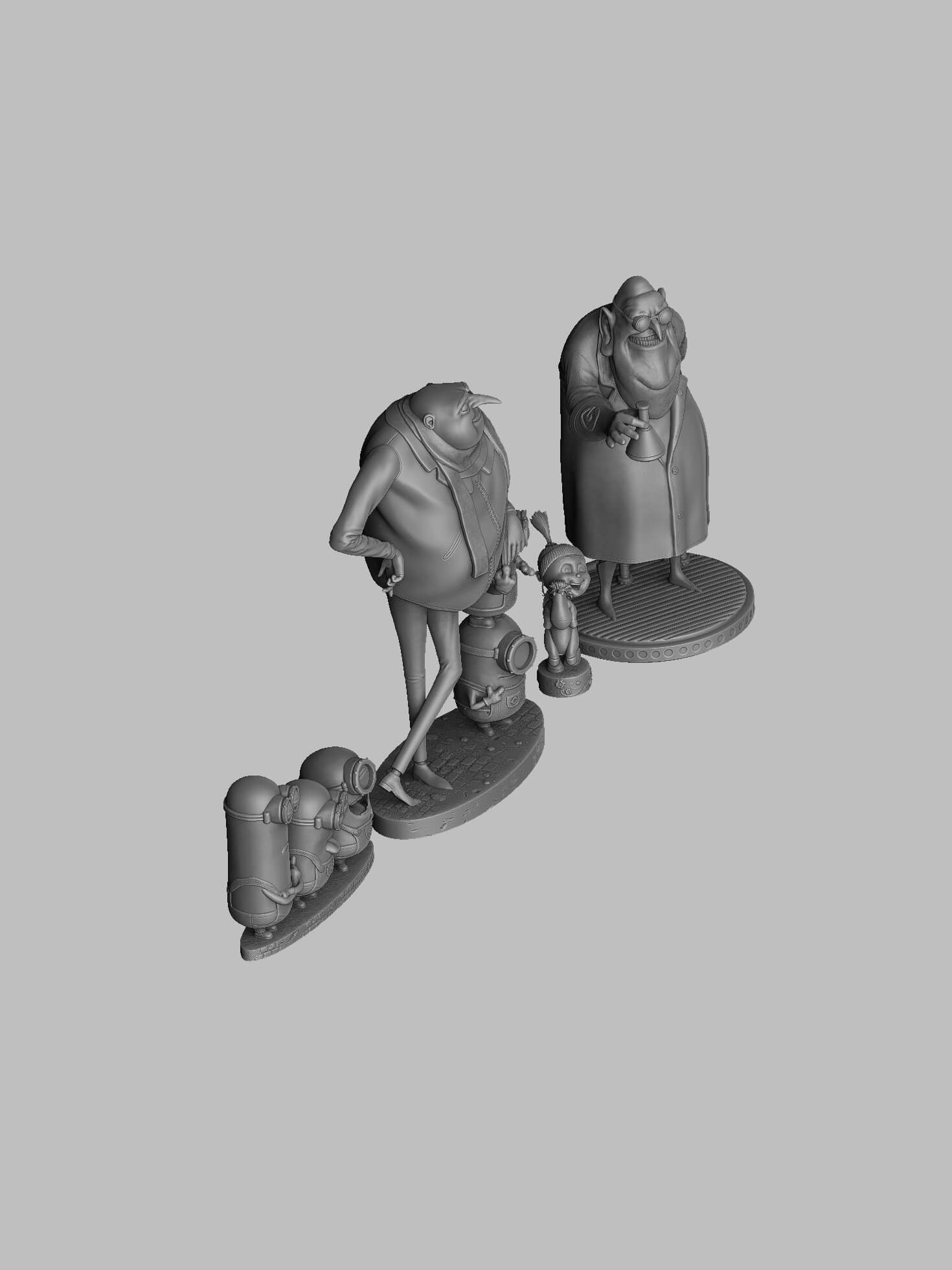 "Despicable Me" Set for 3D Printing by naeem32