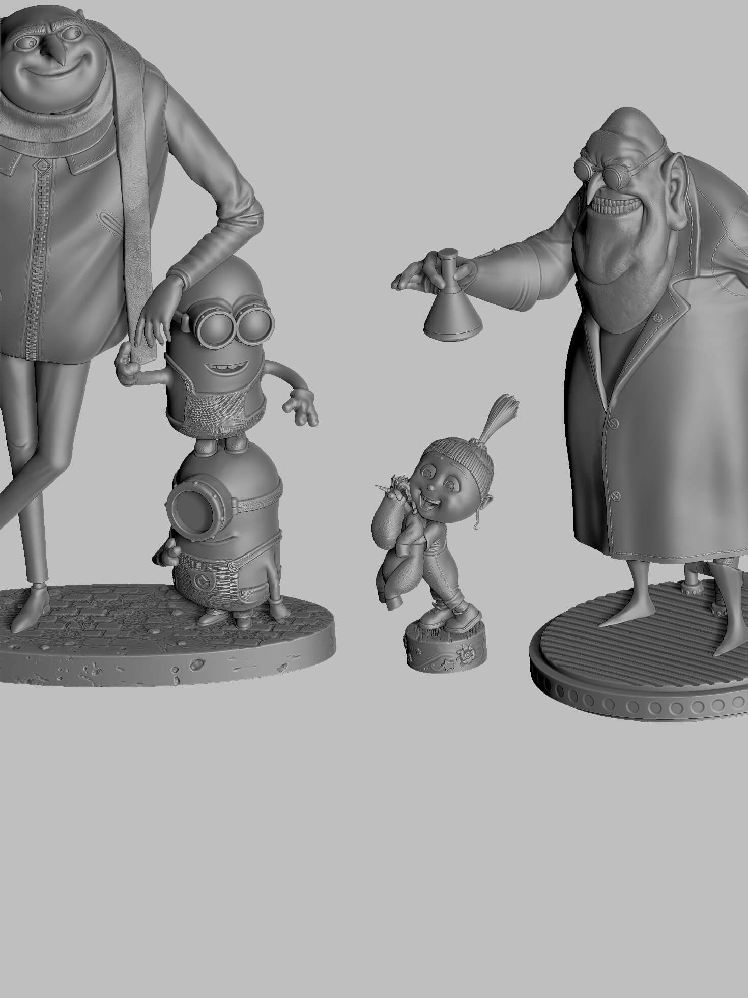 "Despicable Me" Set for 3D Printing by naeem32