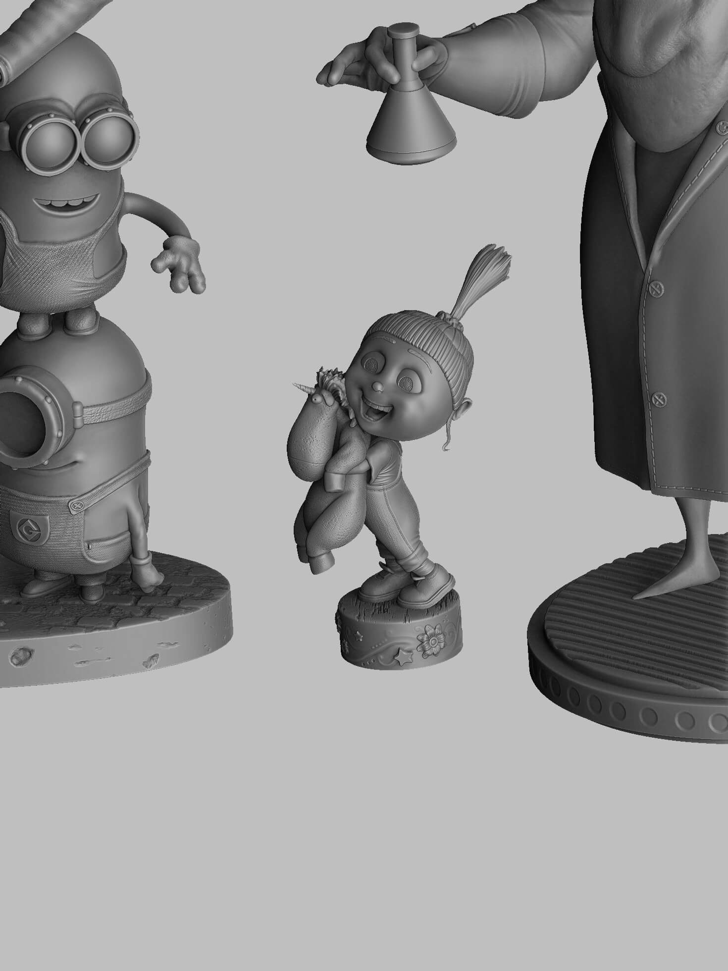 "Despicable Me" Set for 3D Printing by naeem32
