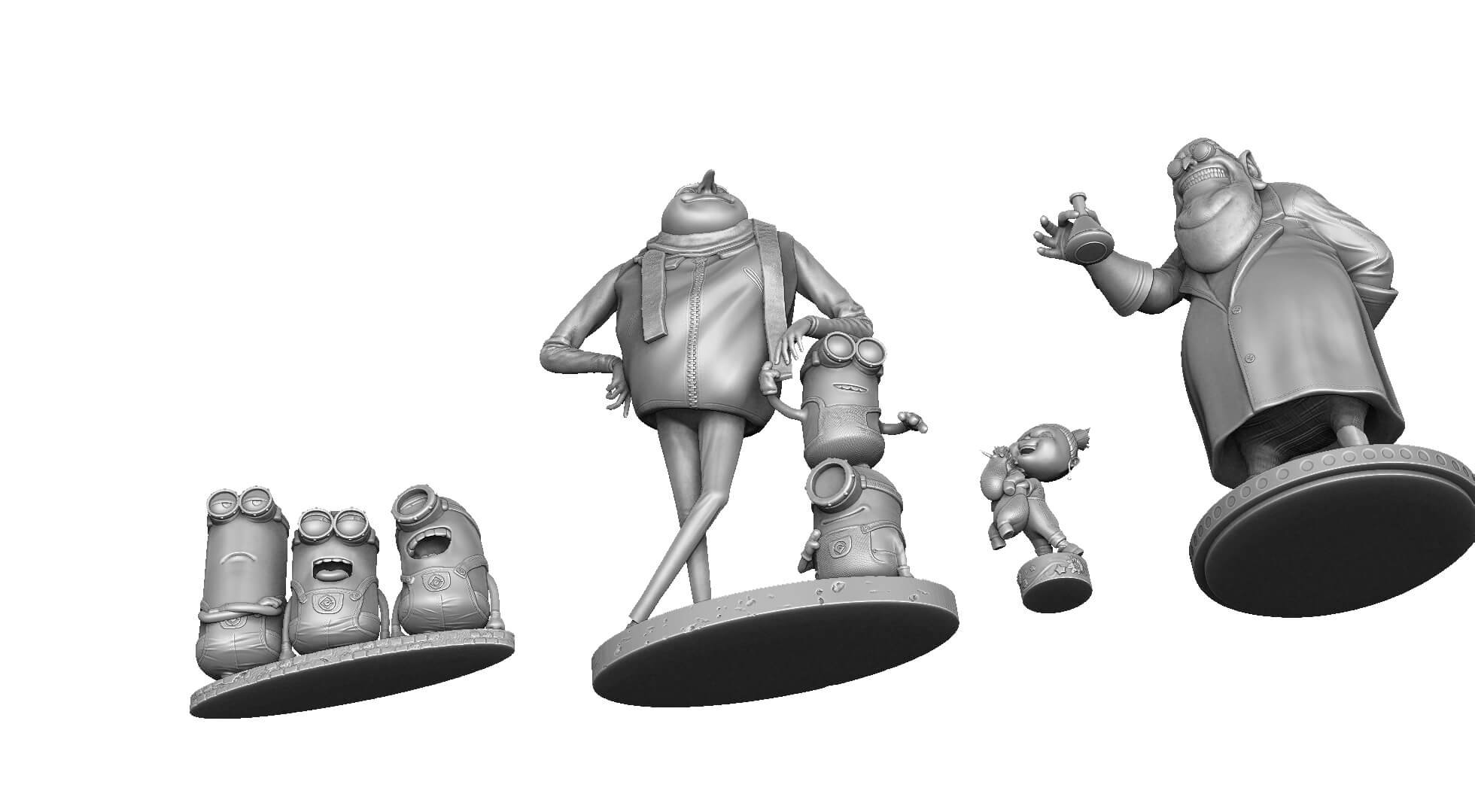 "Despicable Me" Set for 3D Printing by naeem32