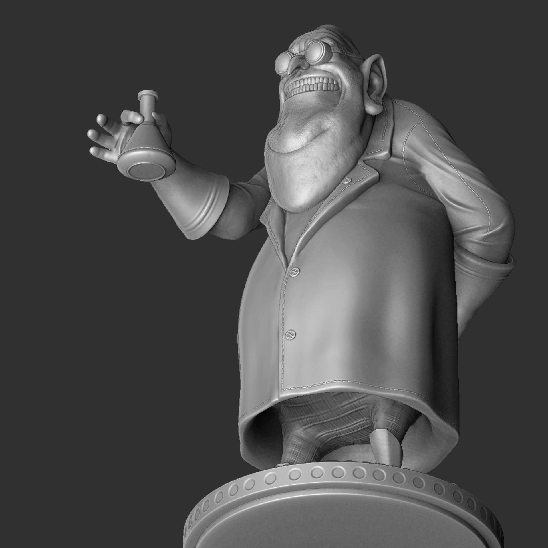 Doctor Nefario (Despicable Me) - 3D Model by naeem32