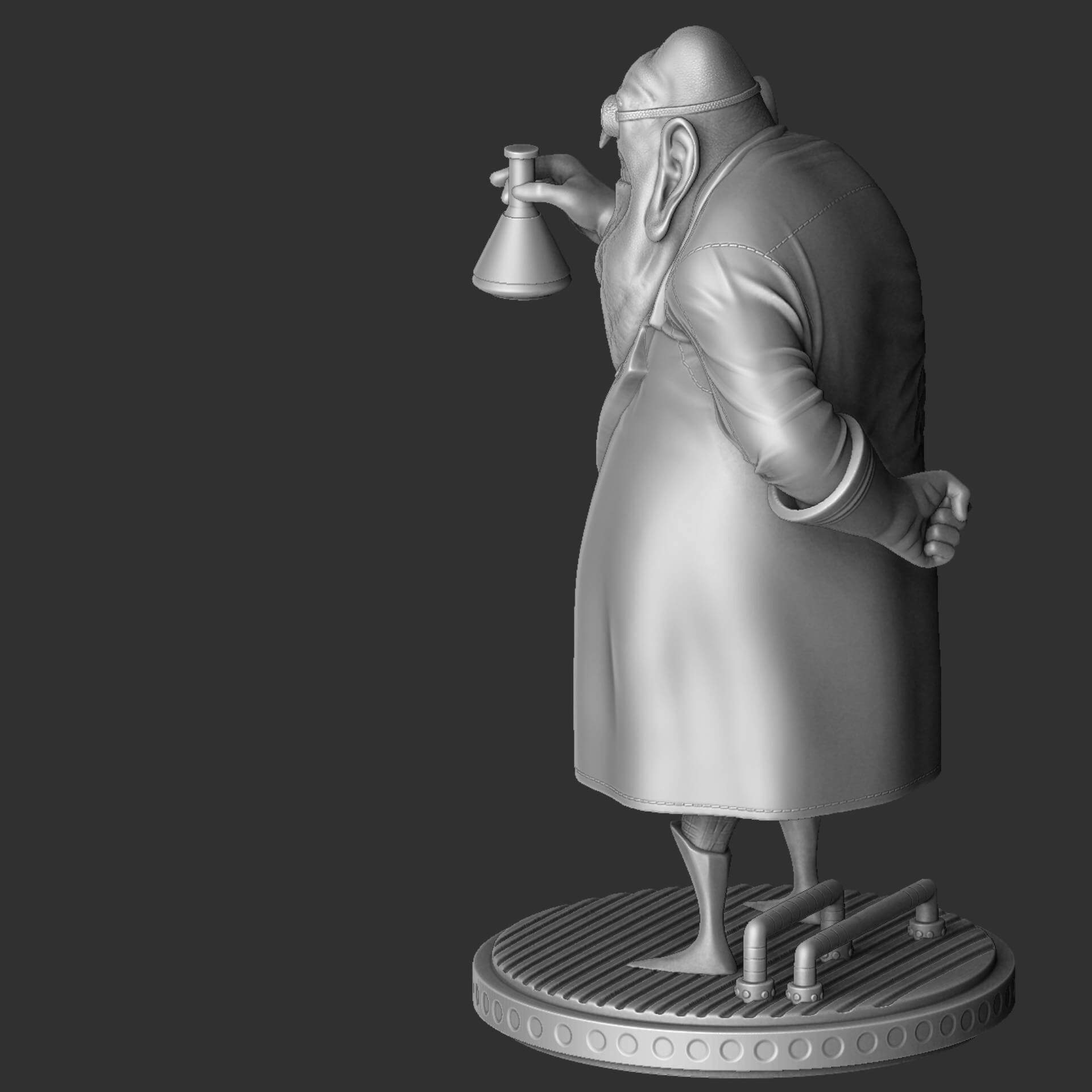 Doctor Nefario (Despicable Me) - 3D Model by naeem32