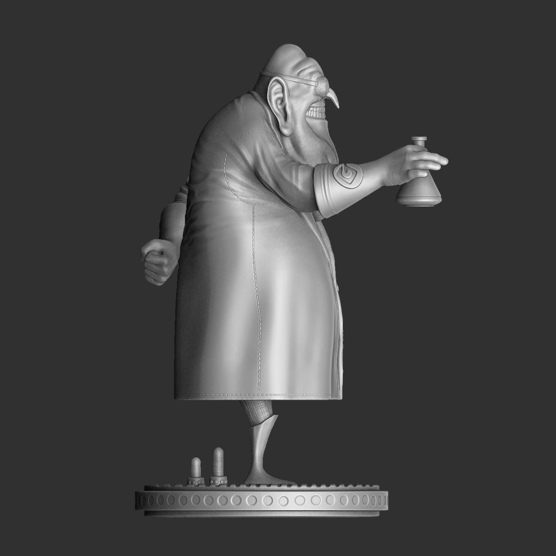 Doctor Nefario (Despicable Me) - 3D Model by naeem32