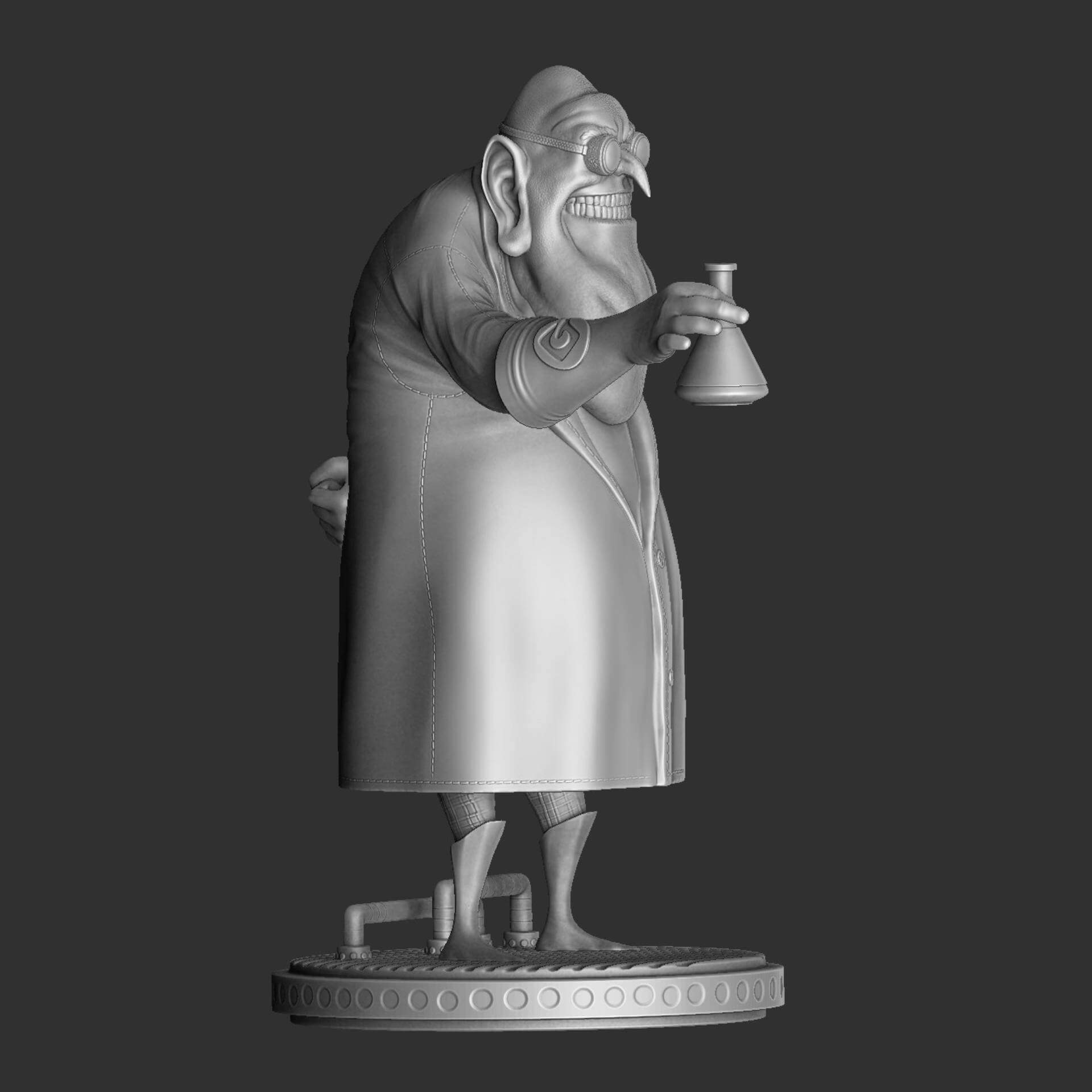 Doctor Nefario (Despicable Me) - 3D Model by naeem32