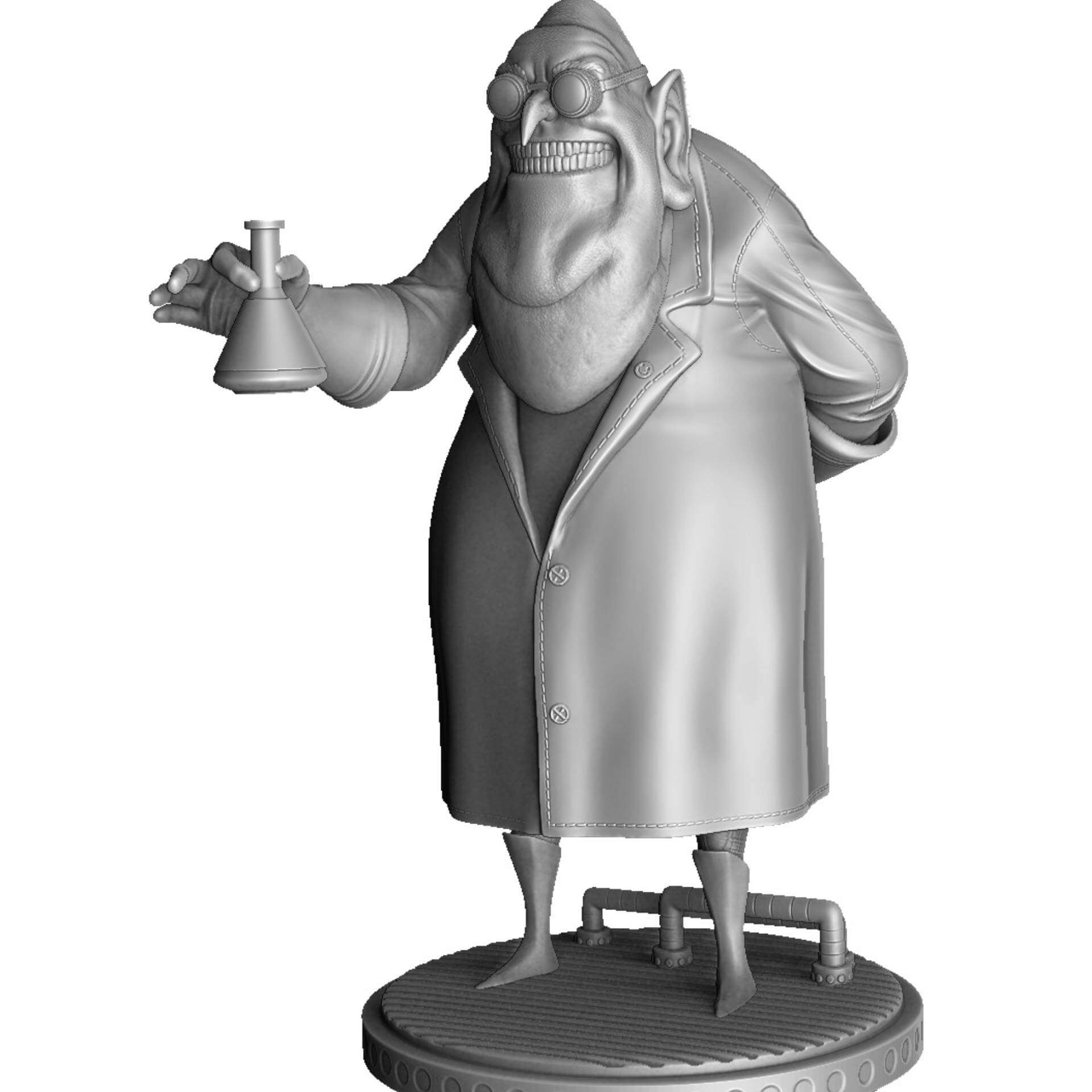 Doctor Nefario (Despicable Me) - 3D Model by naeem32