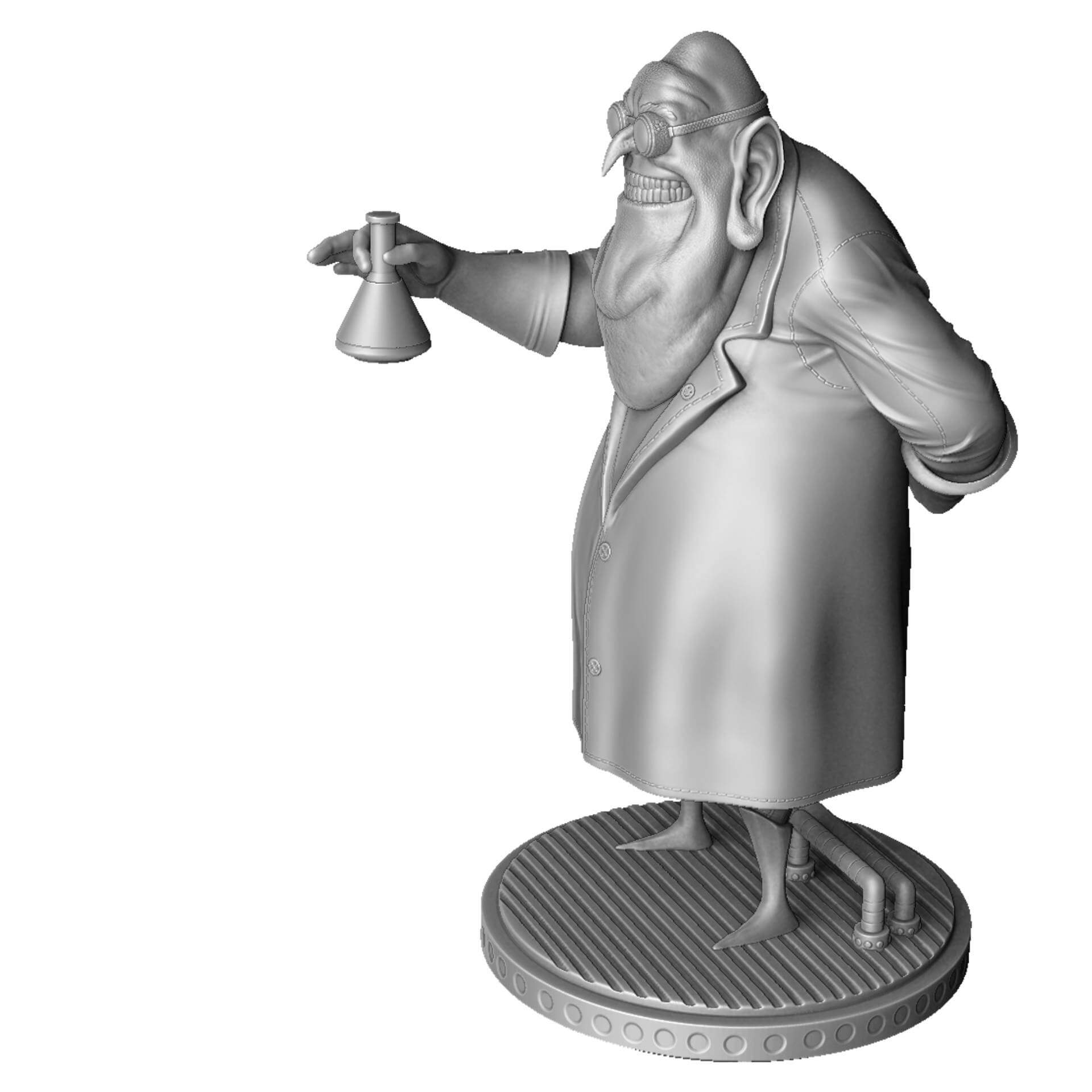 Doctor Nefario (Despicable Me) - 3D Model by naeem32