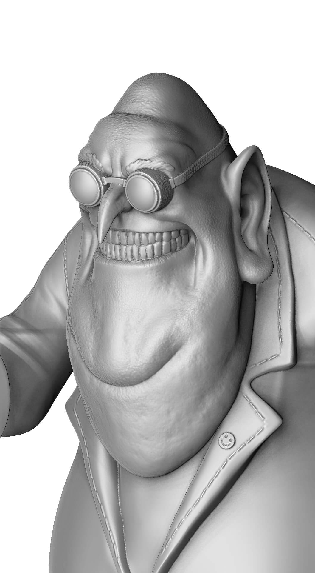 Doctor Nefario (Despicable Me) - 3D Model by naeem32