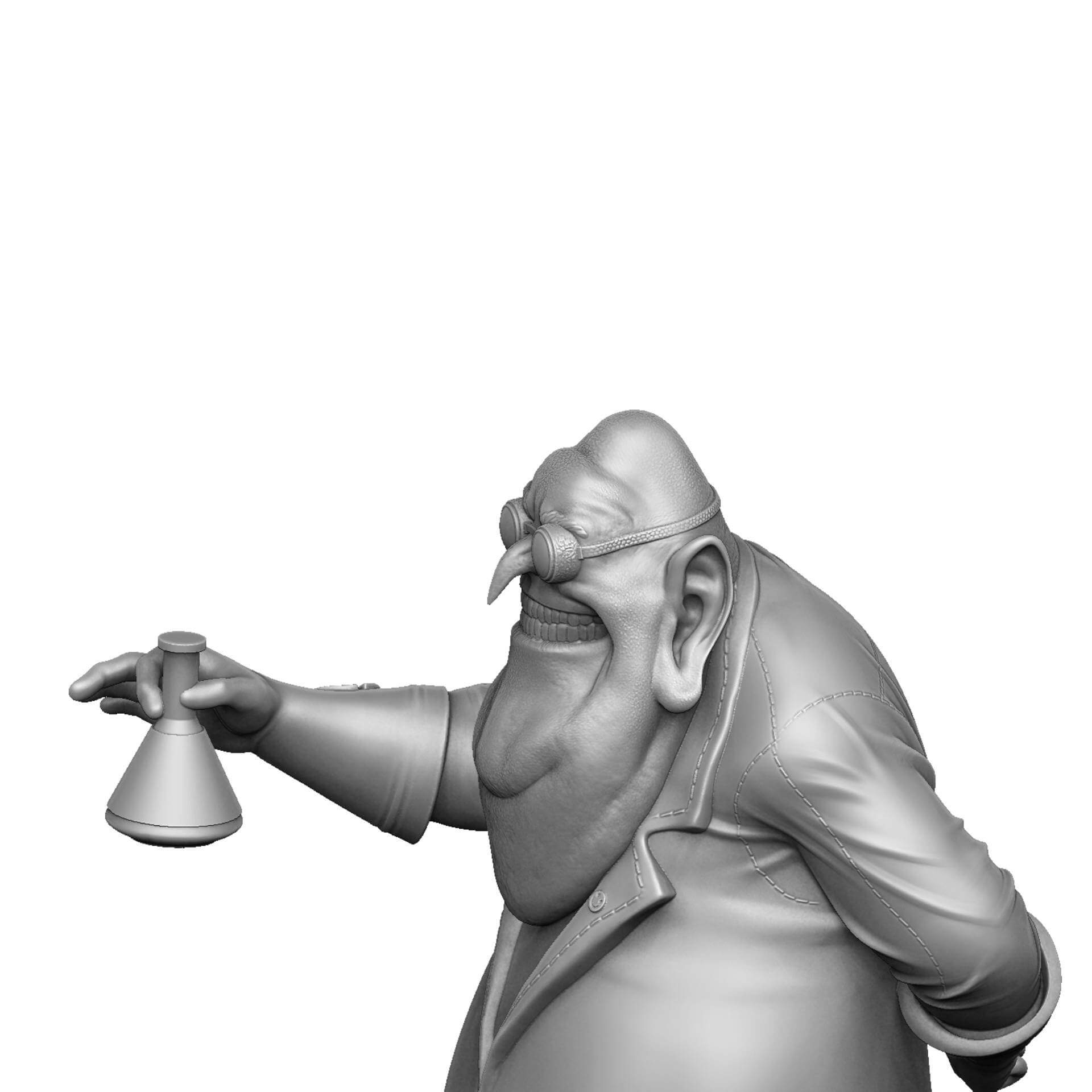 Doctor Nefario (Despicable Me) - 3D Model by naeem32