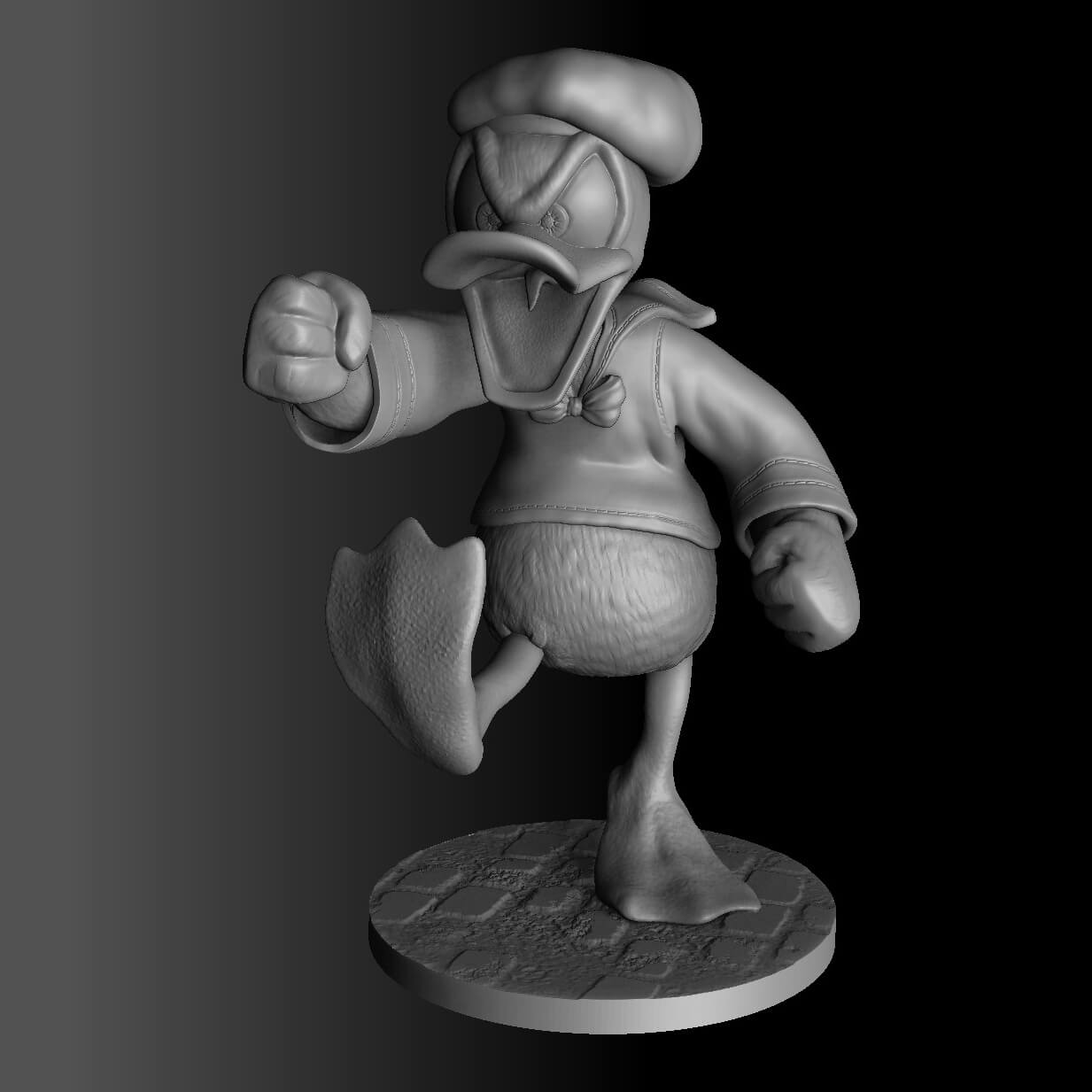 Donald Duck Swears - 3D Model by naeem32