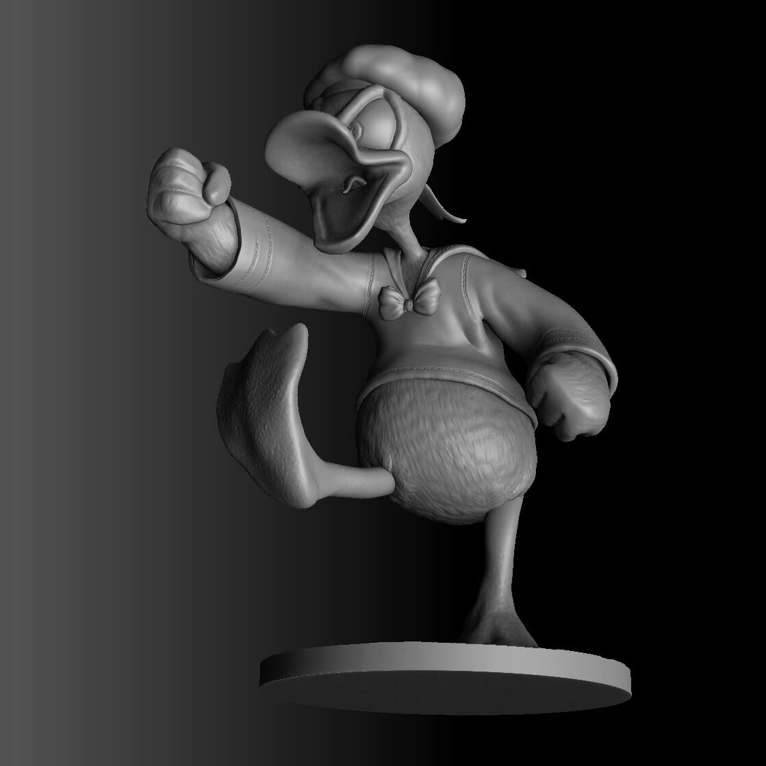 Donald for 3D Printing Stl by naeem32