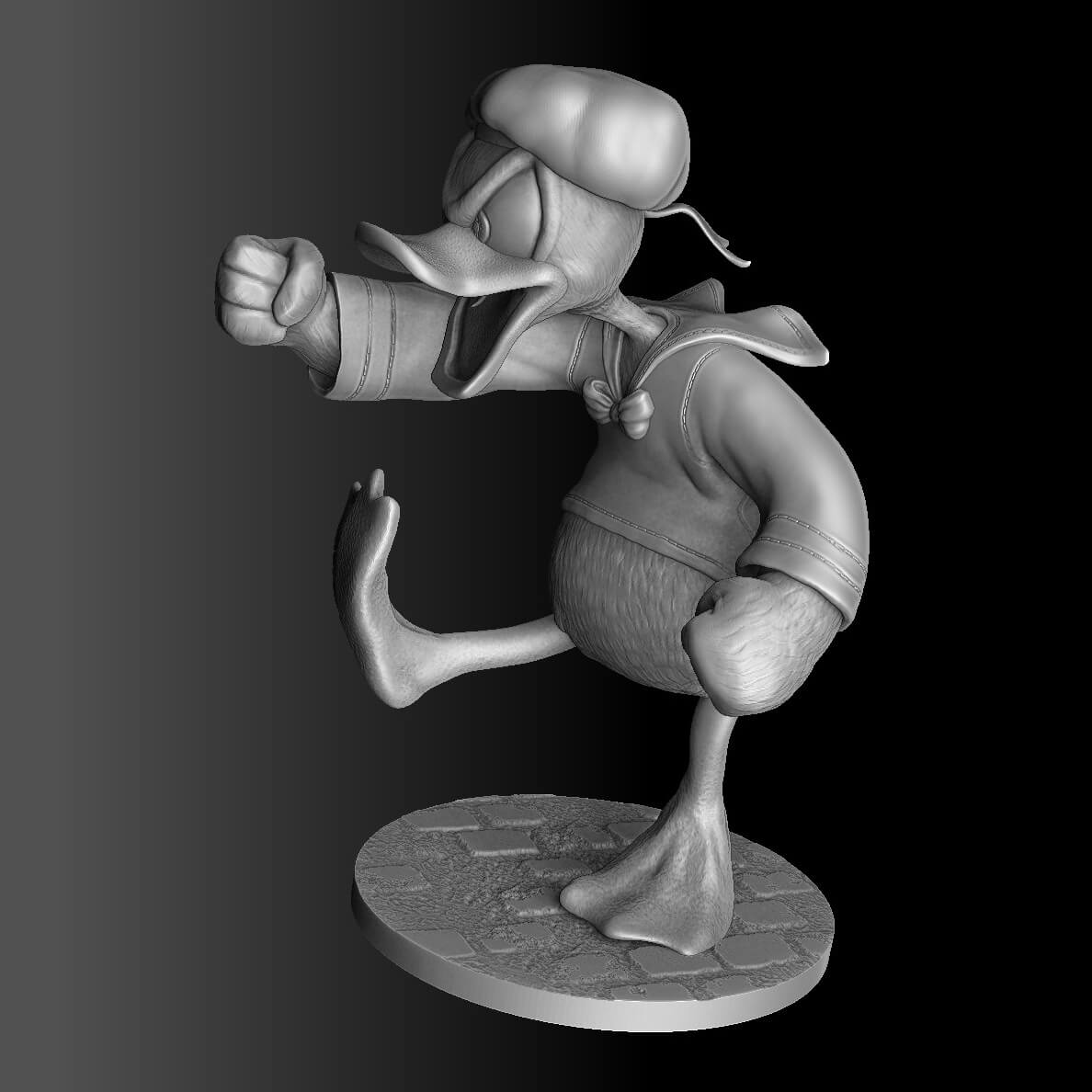 Donald for 3D Printing Stl by naeem32