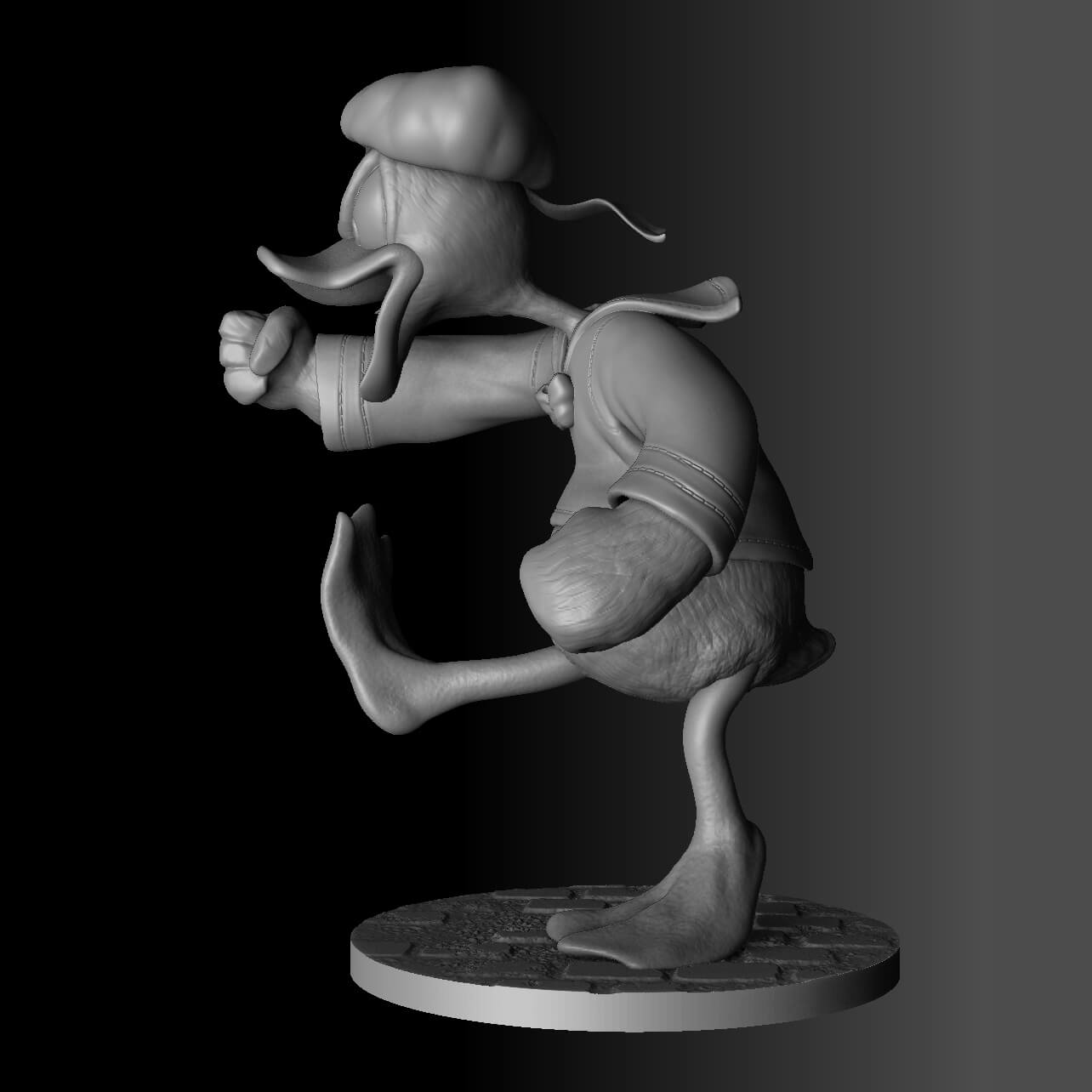 Donald Duck Swears - 3D Model by naeem32