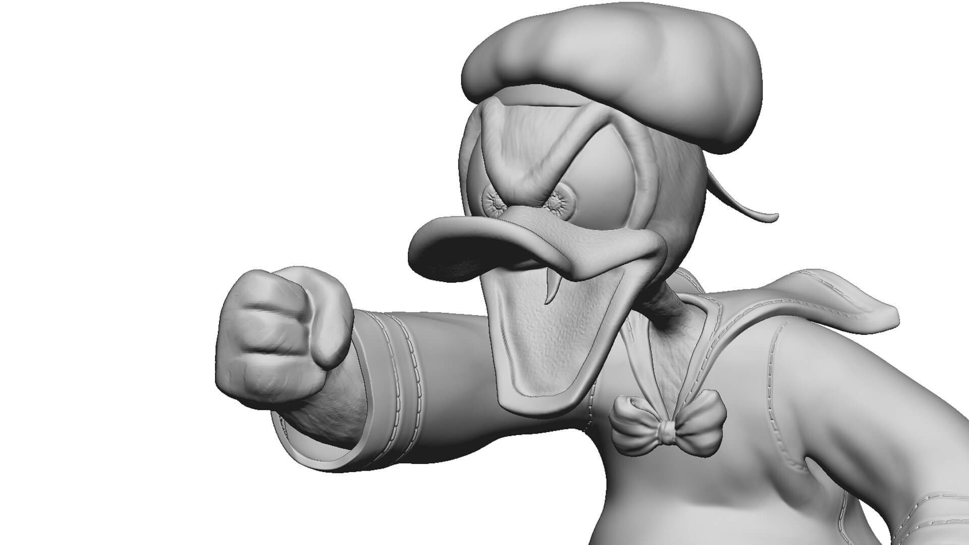 Donald for 3D Printing Stl by naeem32