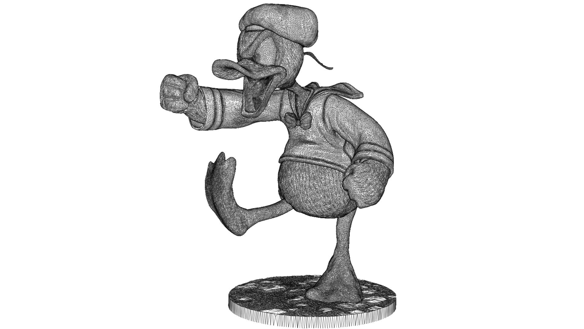 Donald for 3D Printing Stl by naeem32