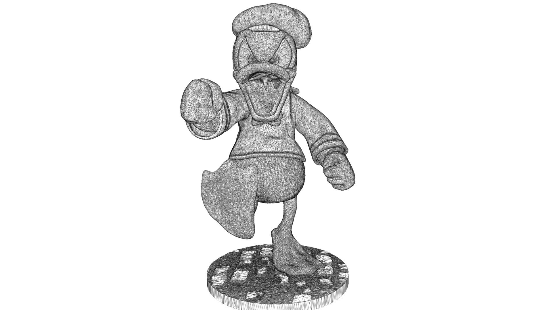 Donald for 3D Printing Stl by naeem32