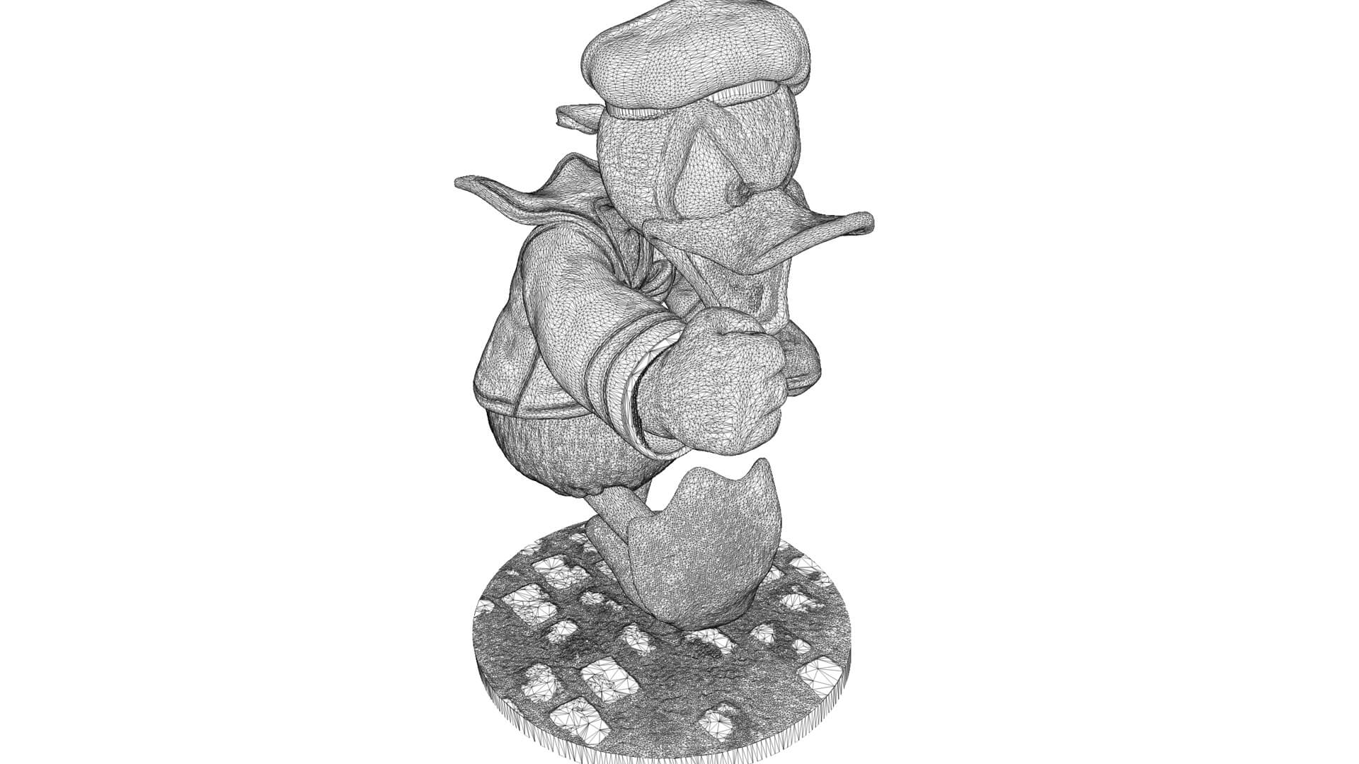 Donald Duck Swears - 3D Model by naeem32