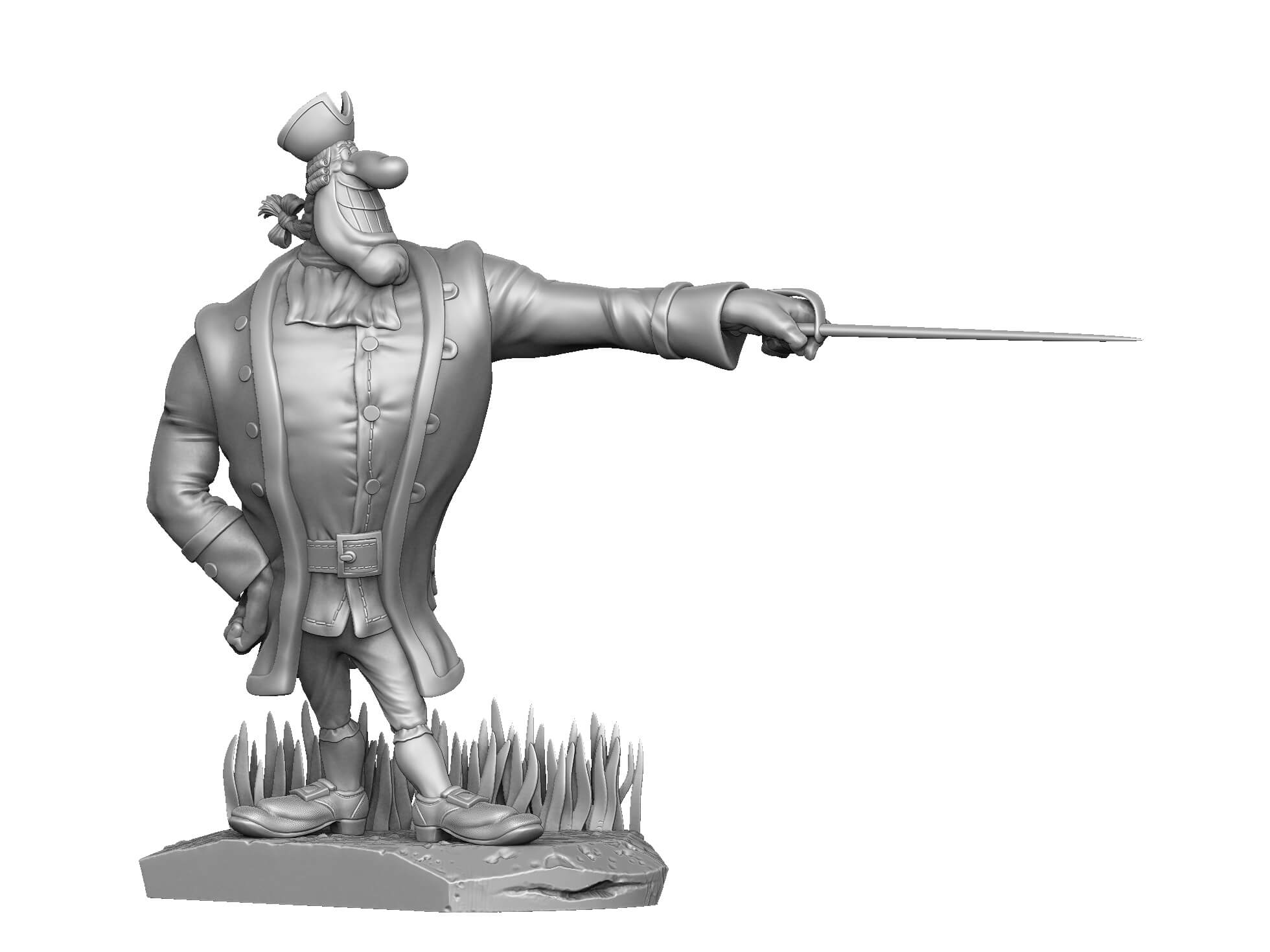 Dr. Livesey From "Treasure Island" - 3D Model by naeem32