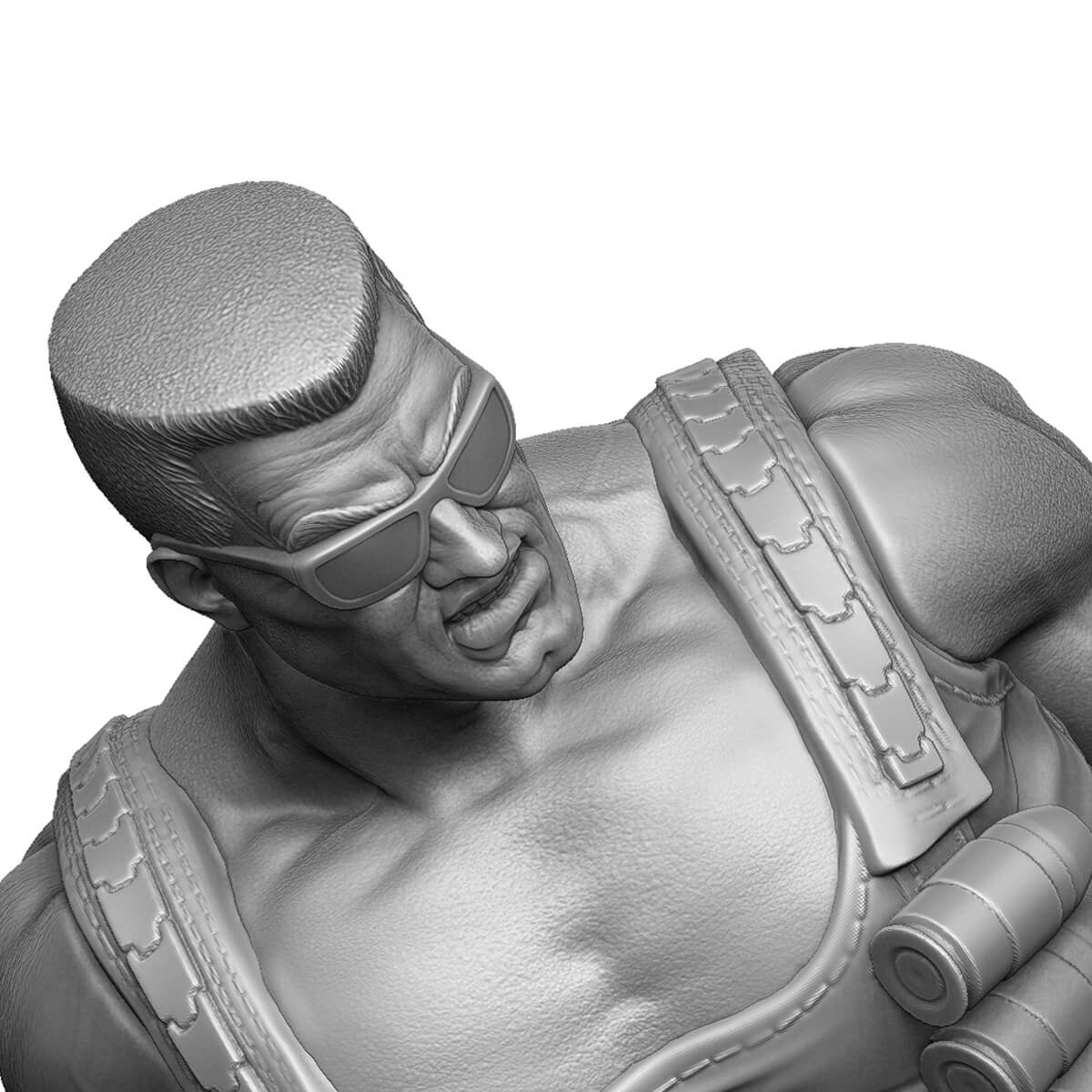 Duke Nukem With Boar's Head - 3D Model by naeem32