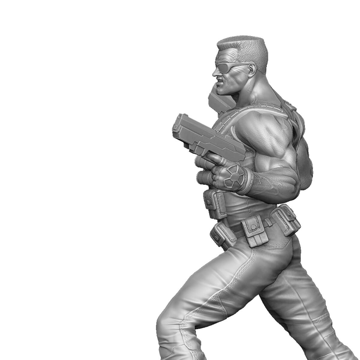 Duke Nukem With Boar's Head - 3D Model by naeem32